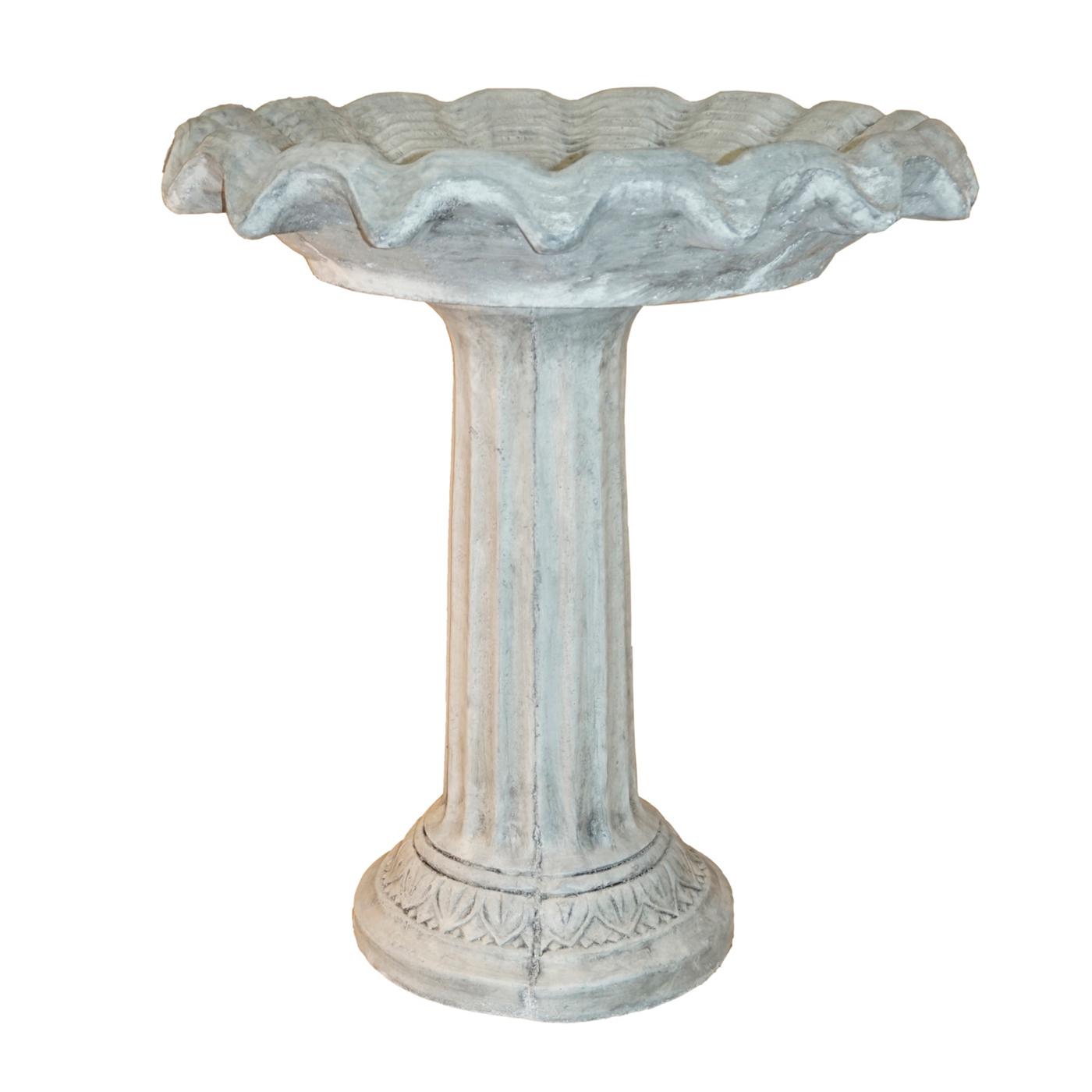 Athens Stonecasting Harmony Pool Concrete Birdbath - Shop Outdoor decor ...