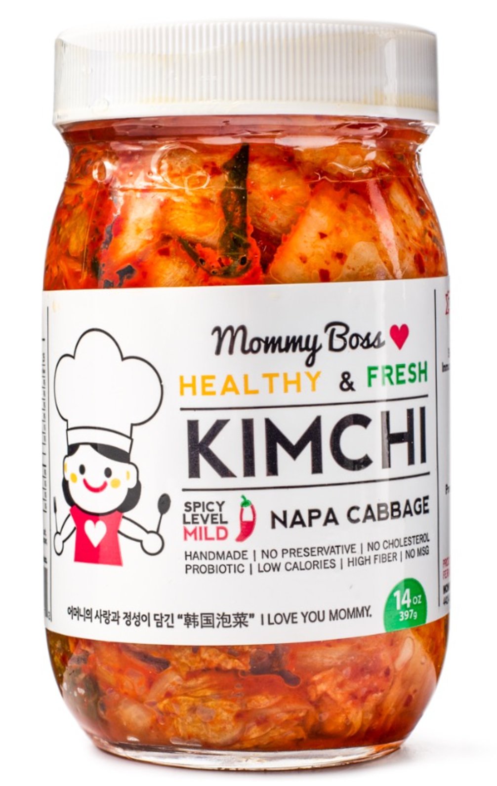 Mommy Boss Spicy Napa Cabbage Kimchi, 14 oz | Central Market - Really ...