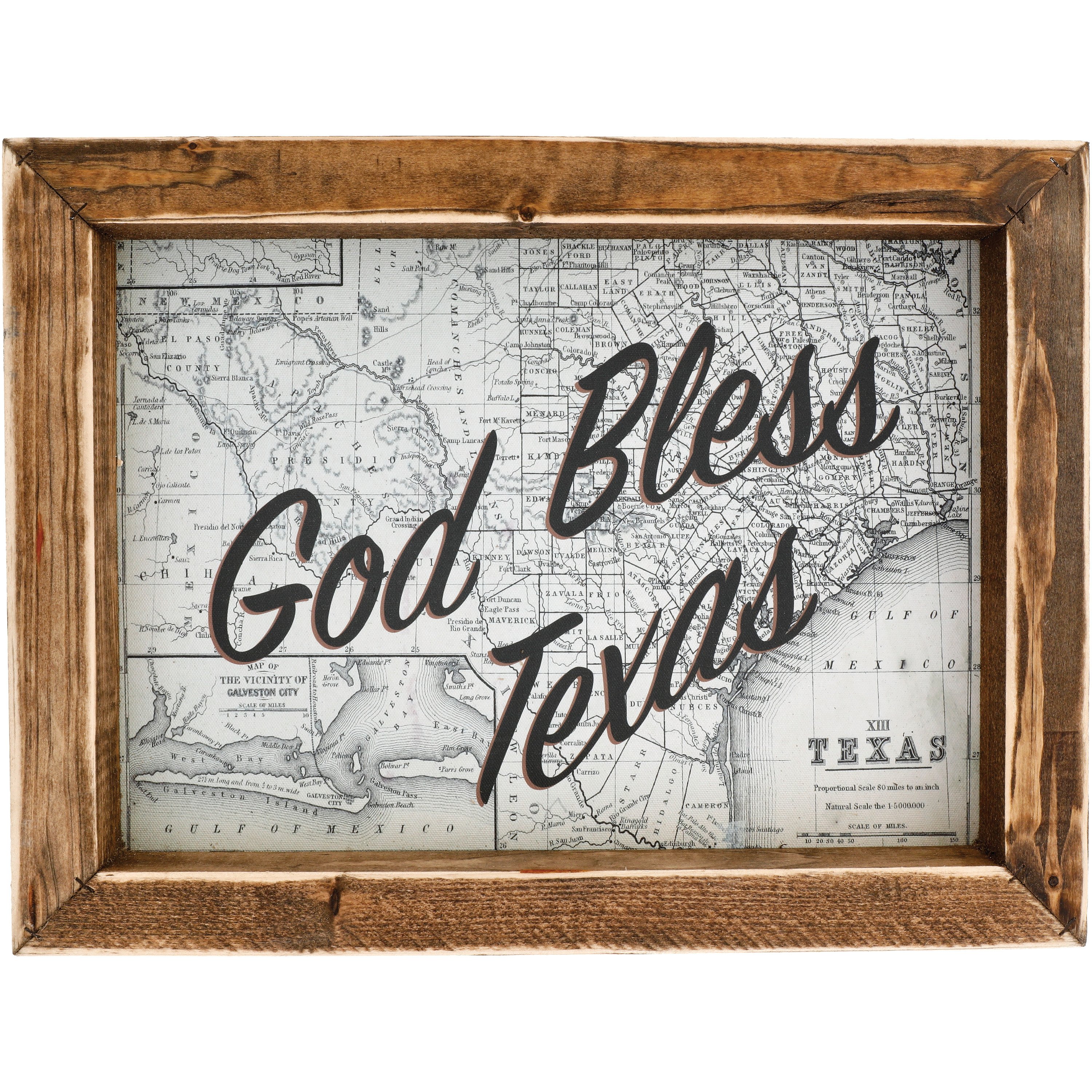 Texas Proud God Bless Texas Wall Decoration - Shop Seasonal decor at H-E-B