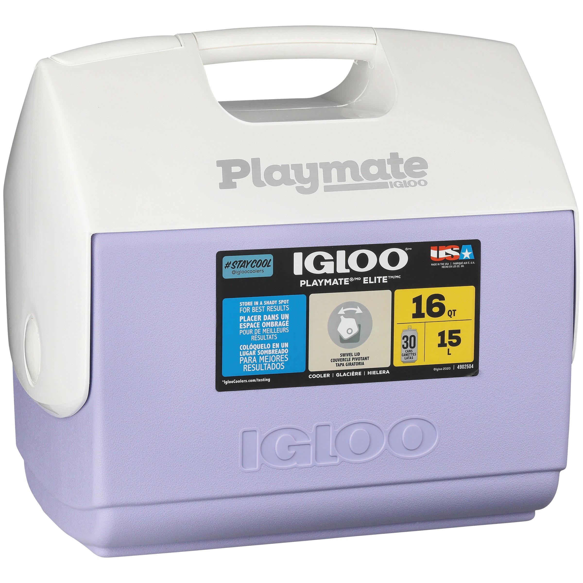 Igloo Playmate Elite Cooler - Lilac - Shop Coolers & ice packs at H-E-B