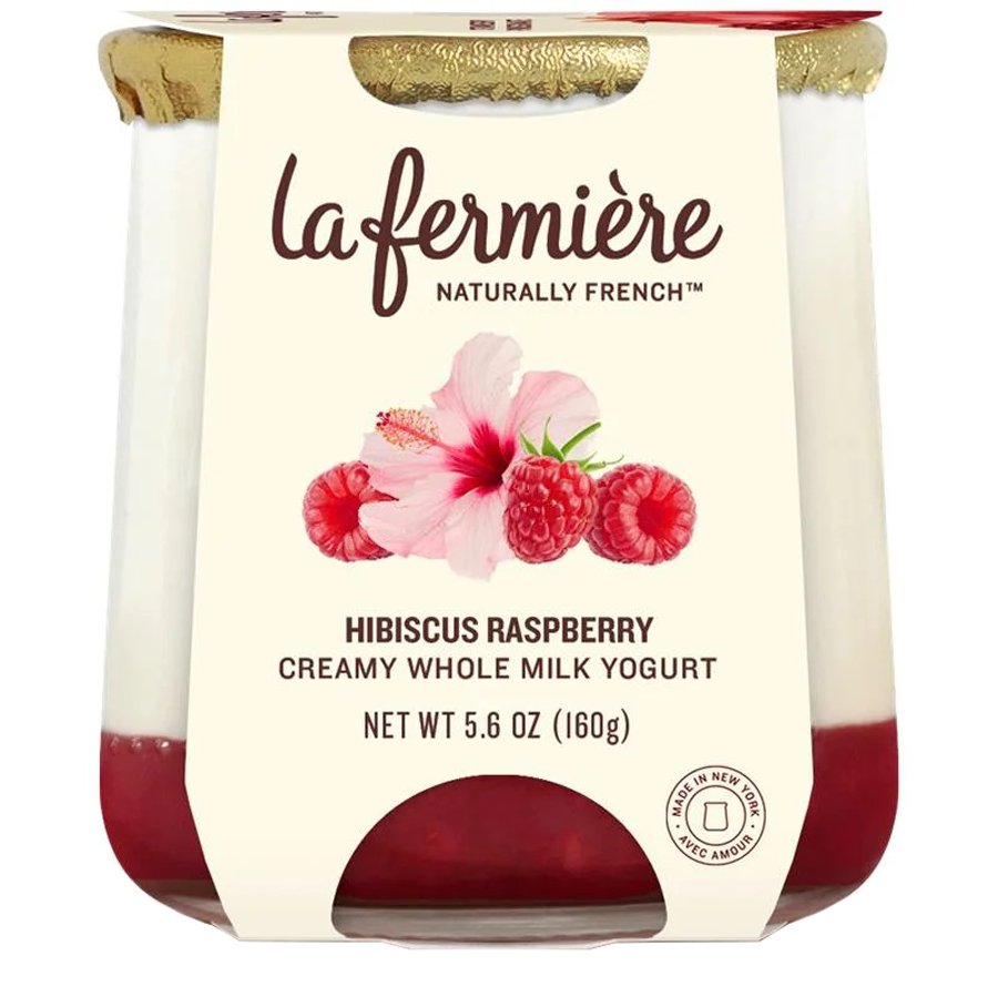 La Fermière Hibiscus Raspberry French Style Yogurt - Shop Yogurt at H-E-B