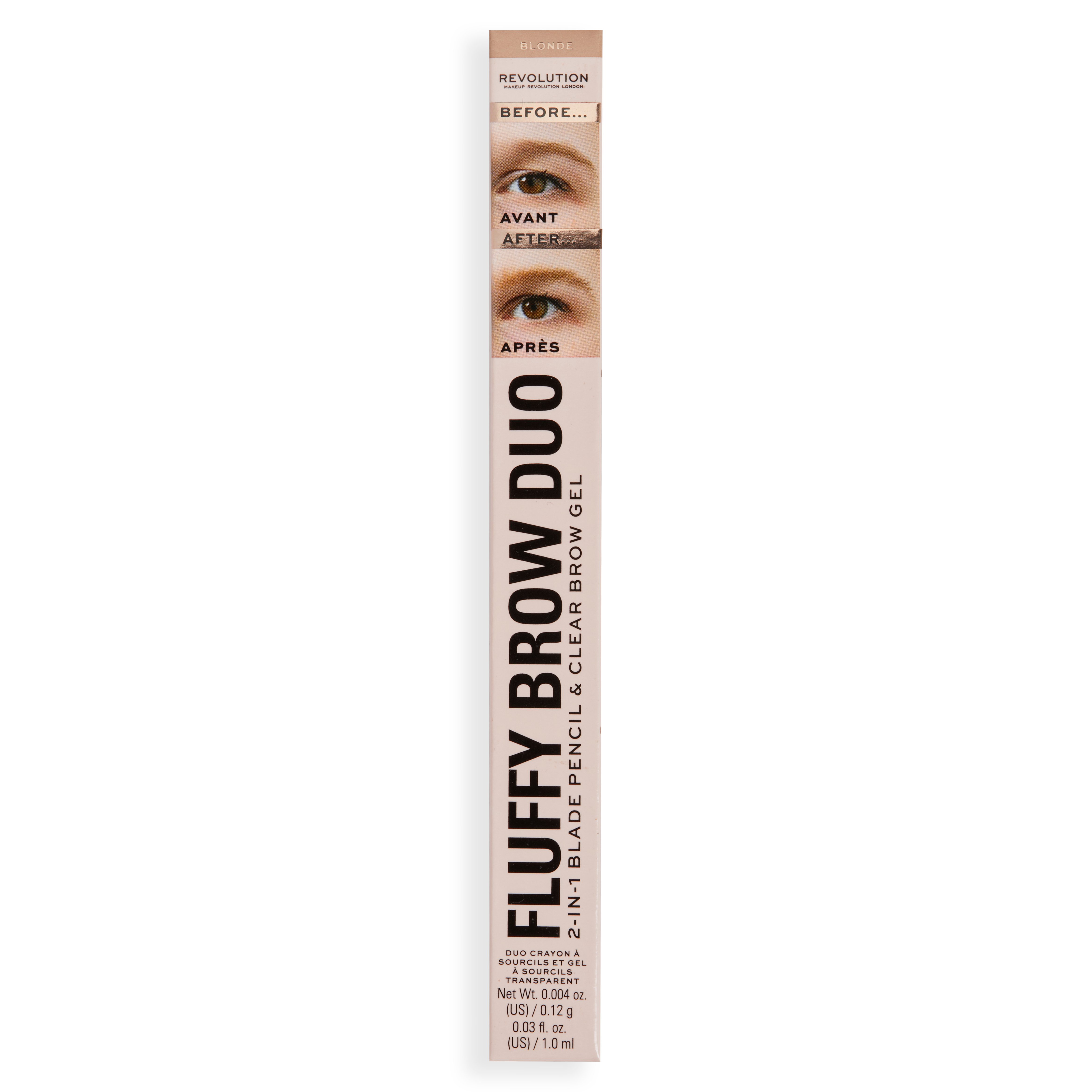 Makeup Revolution Fluffy Brow Duo Pencil - Blonde - Shop Brow pencils ...