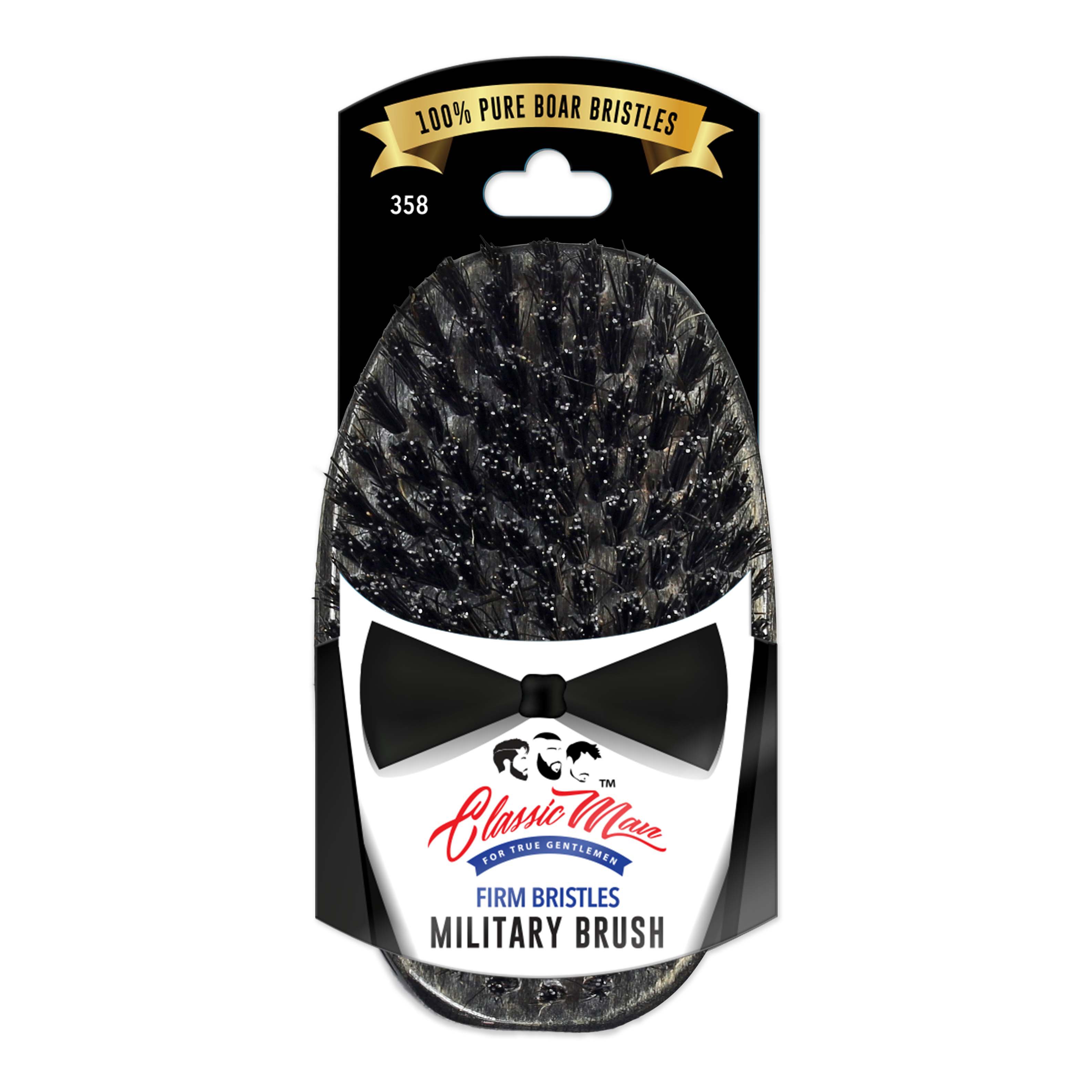 Wav Enforcer Classic Man Military Brush - Shop Hair accessories at H-E-B