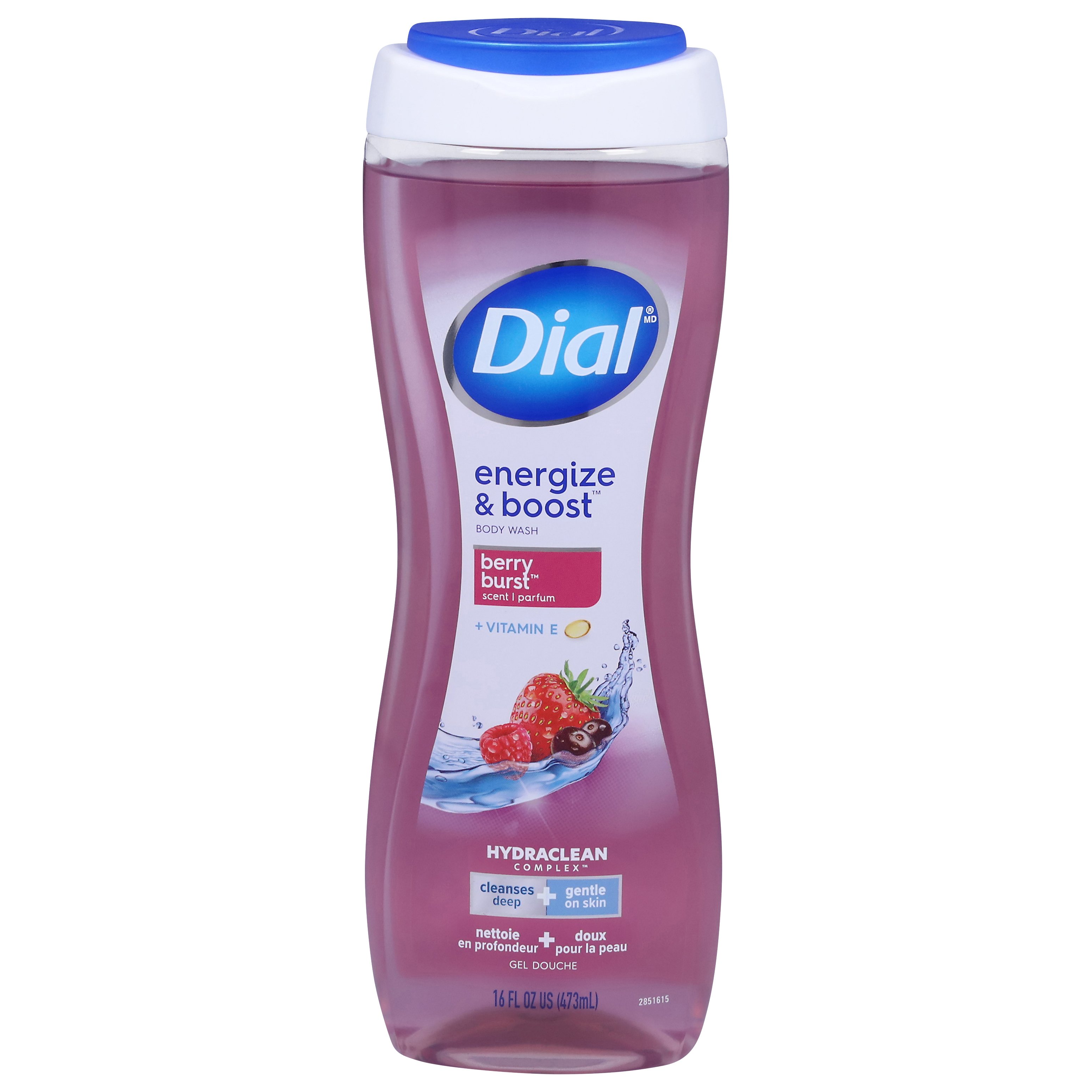 Dial Energize & Boost Berry Burst Body Wash - Shop Body wash at H-E-B