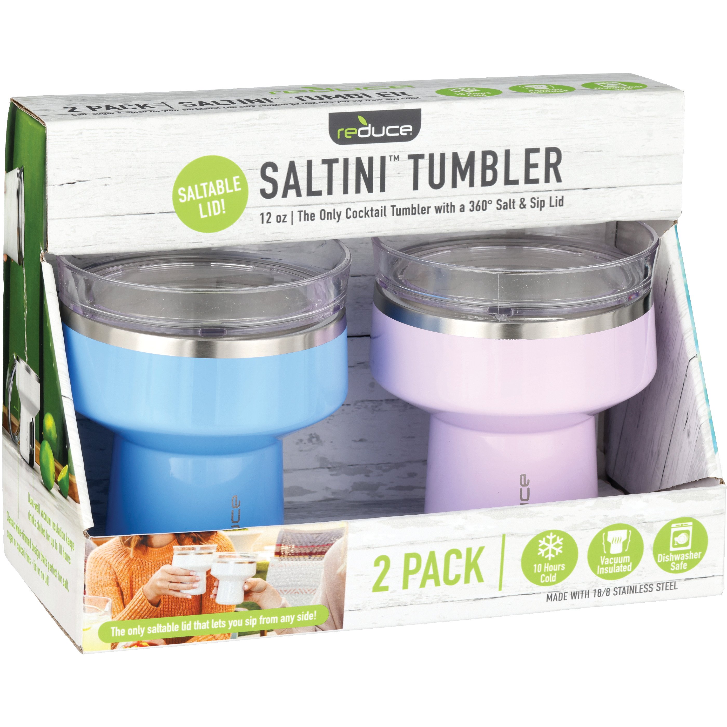 Reduce Saltini Cocktail Tumbler Set, 2 Pk - Shop Cups & tumblers at H-E-B