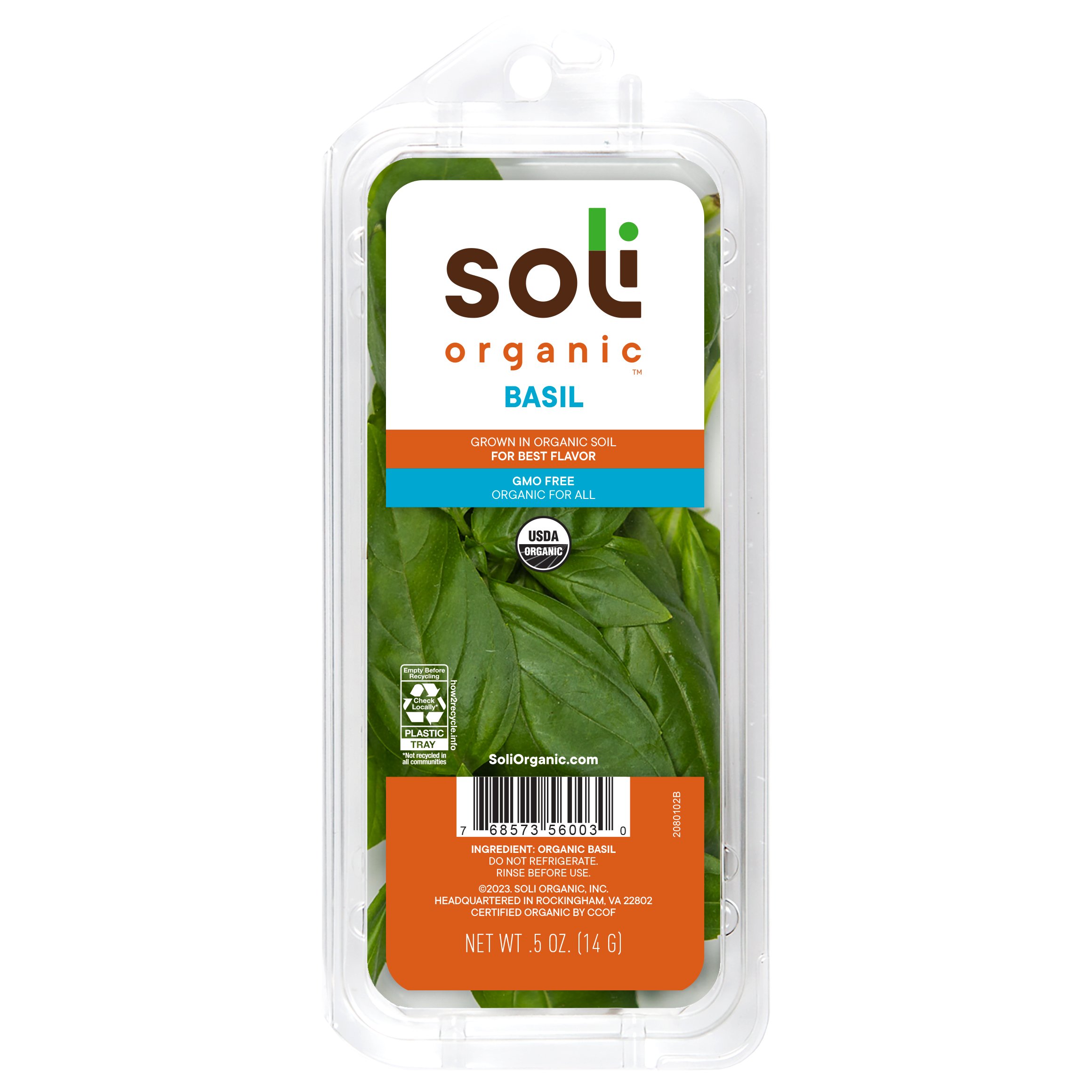 Soli Organic Fresh Basil - Shop Herbs at H-E-B