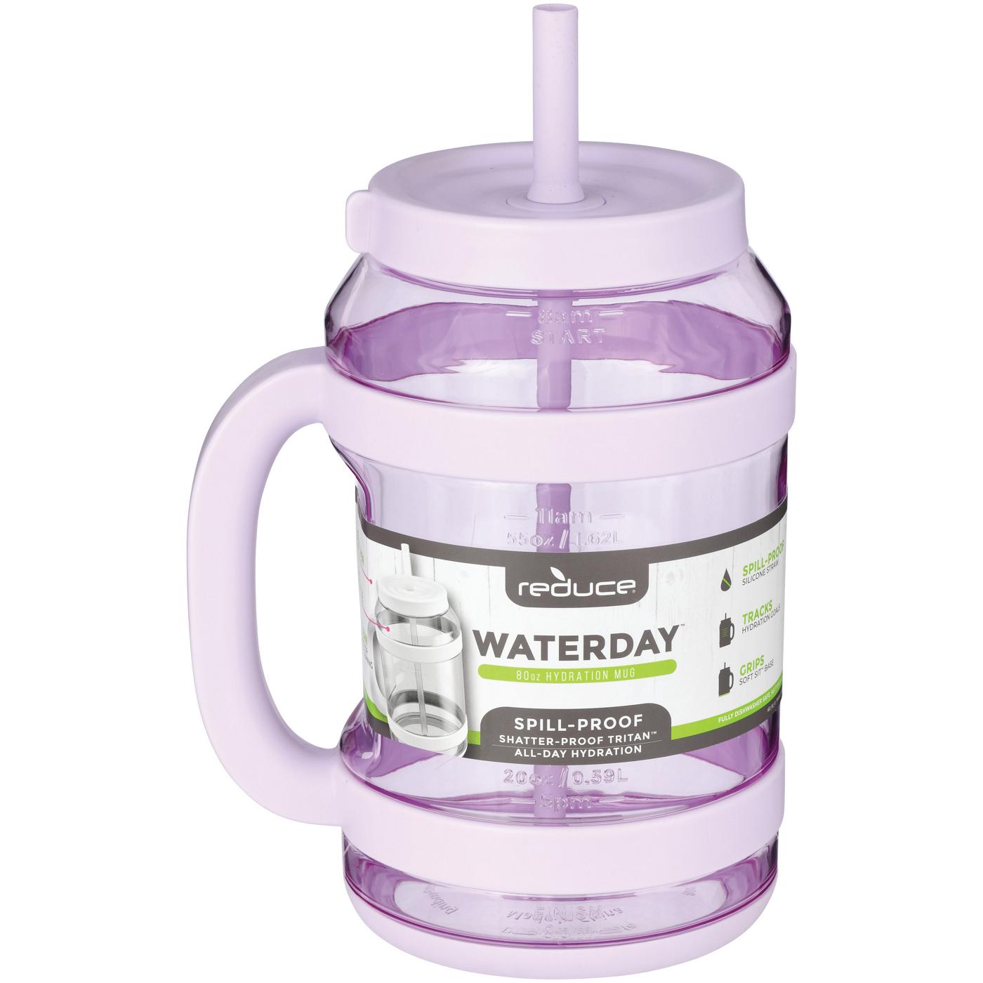 Reduce WaterDay Mug with Straw - Lilac Bud - Shop Cups & tumblers at H-E-B