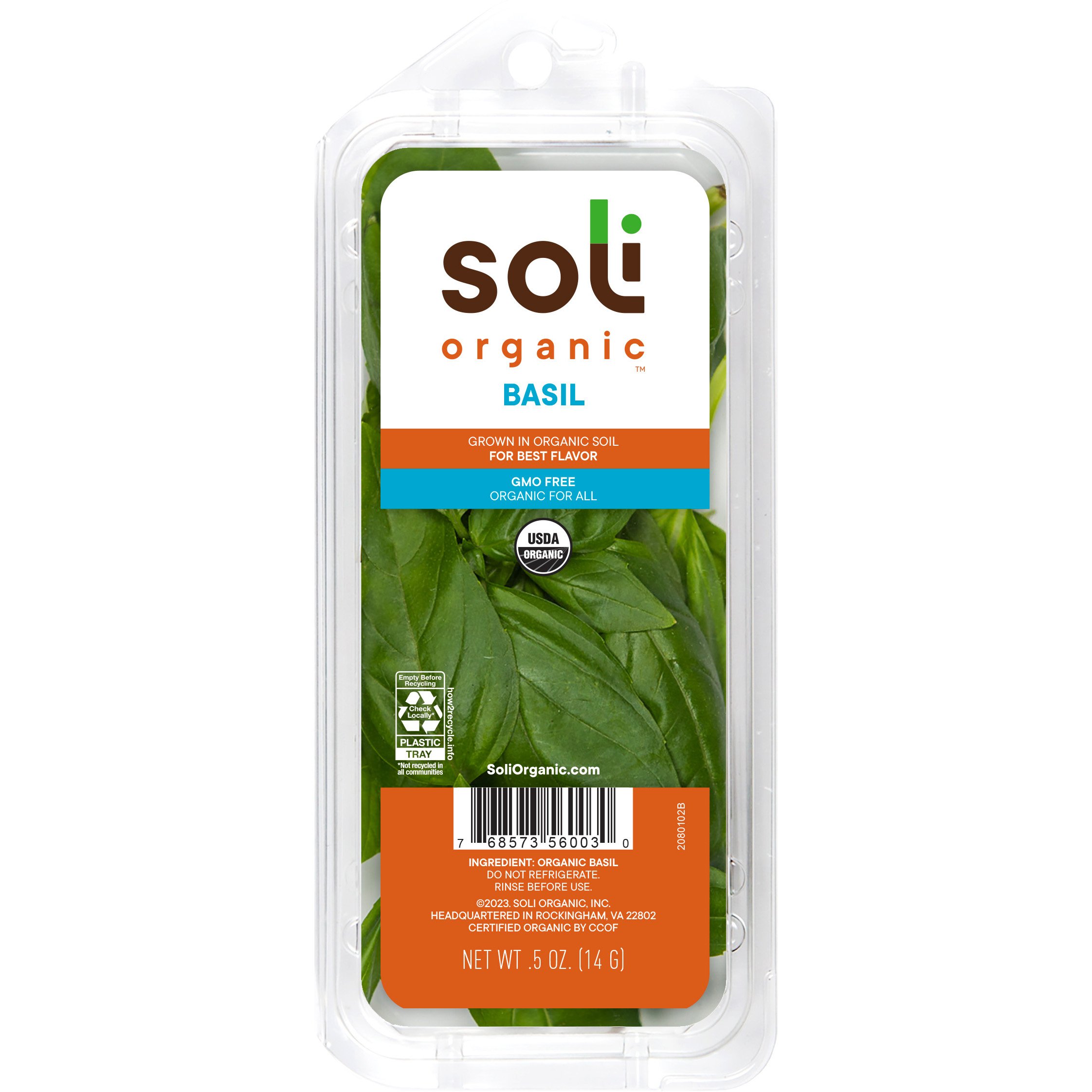 Soli Organic Fresh Basil - Shop Herbs at H-E-B