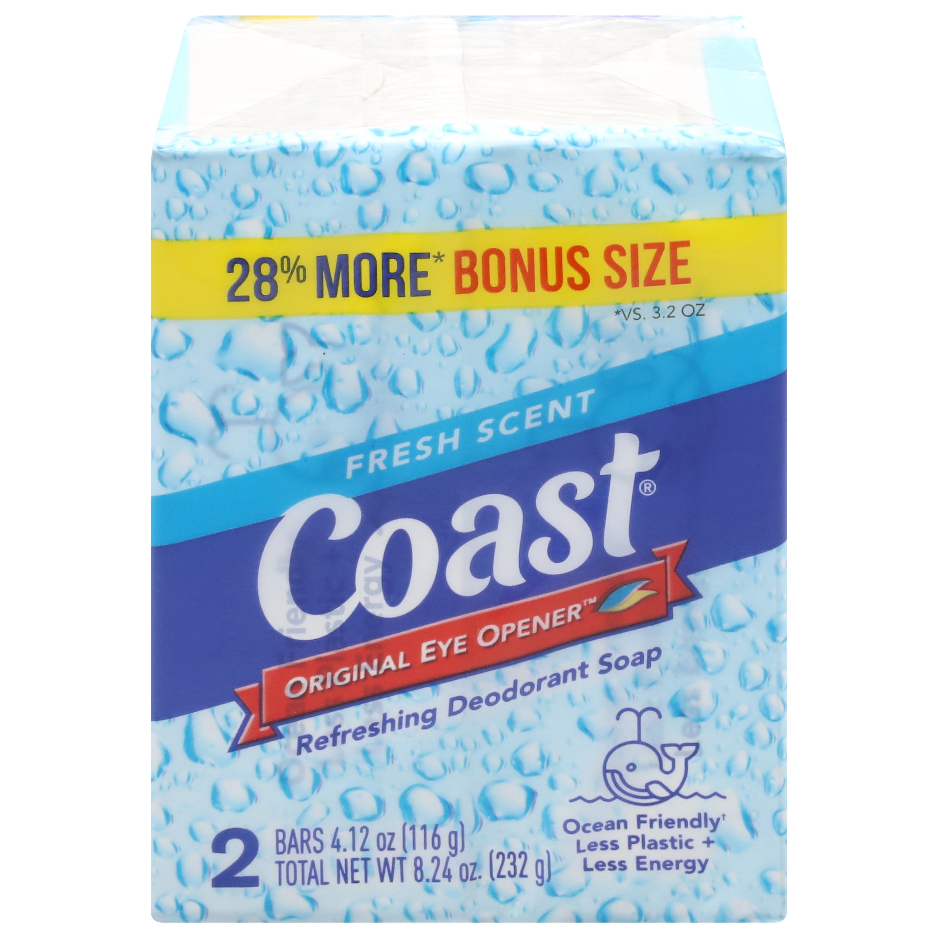 Coast Refreshing Deodorant Soap - Fresh Scent - Shop Hand & bar soap at H-E-B