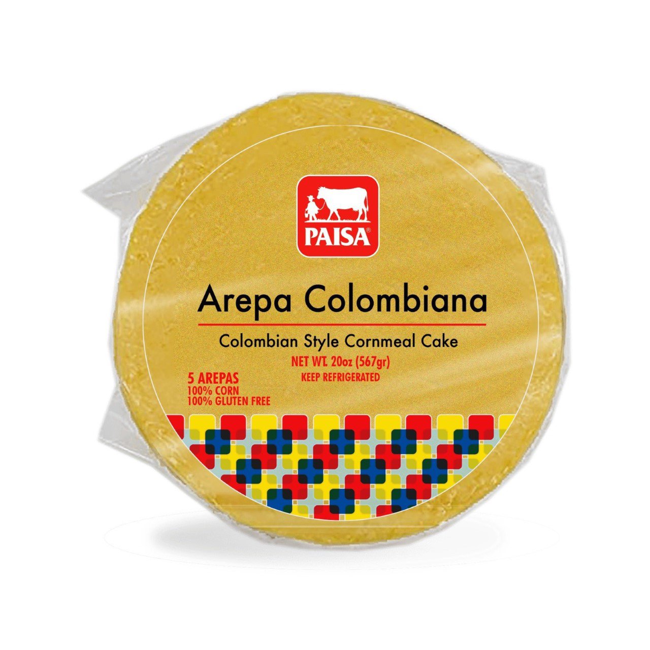 Paisa Colombiana Yellow Arepas - Shop Tortillas at H-E-B