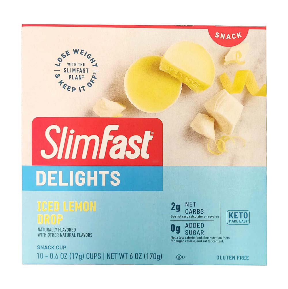 SlimFast Delights Snack Cup - Iced Lemon Drop - Shop Diet & fitness at ...