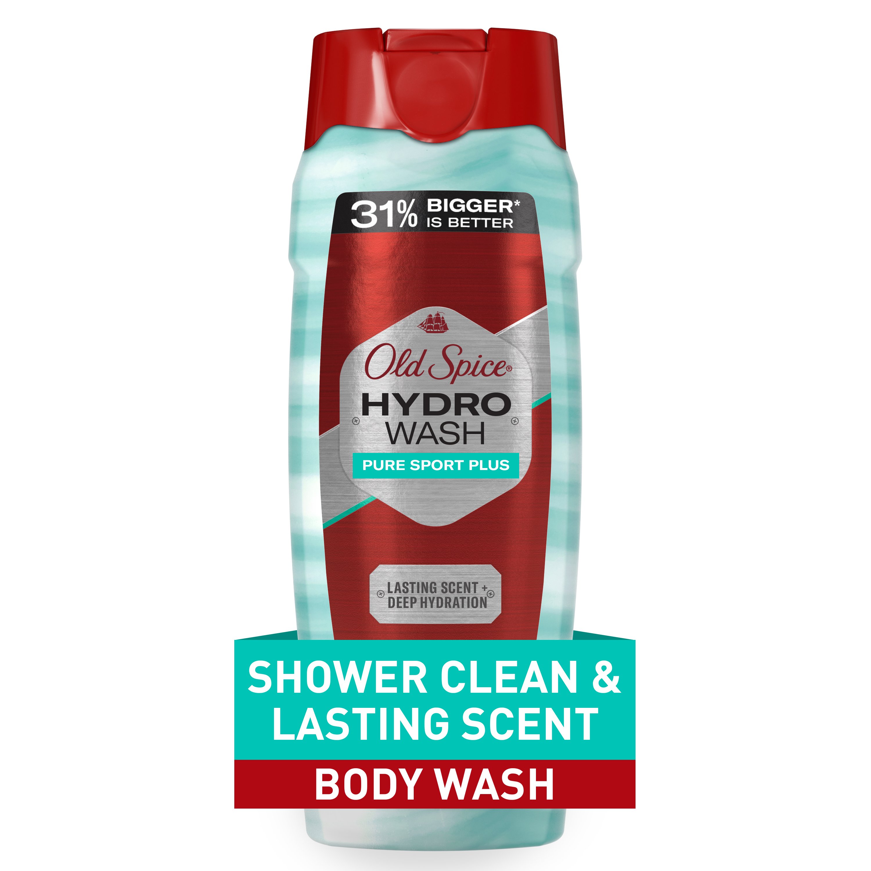 Old Spice Hydro Wash Body Wash - Pure Sport Plus - Shop Body wash at H-E-B