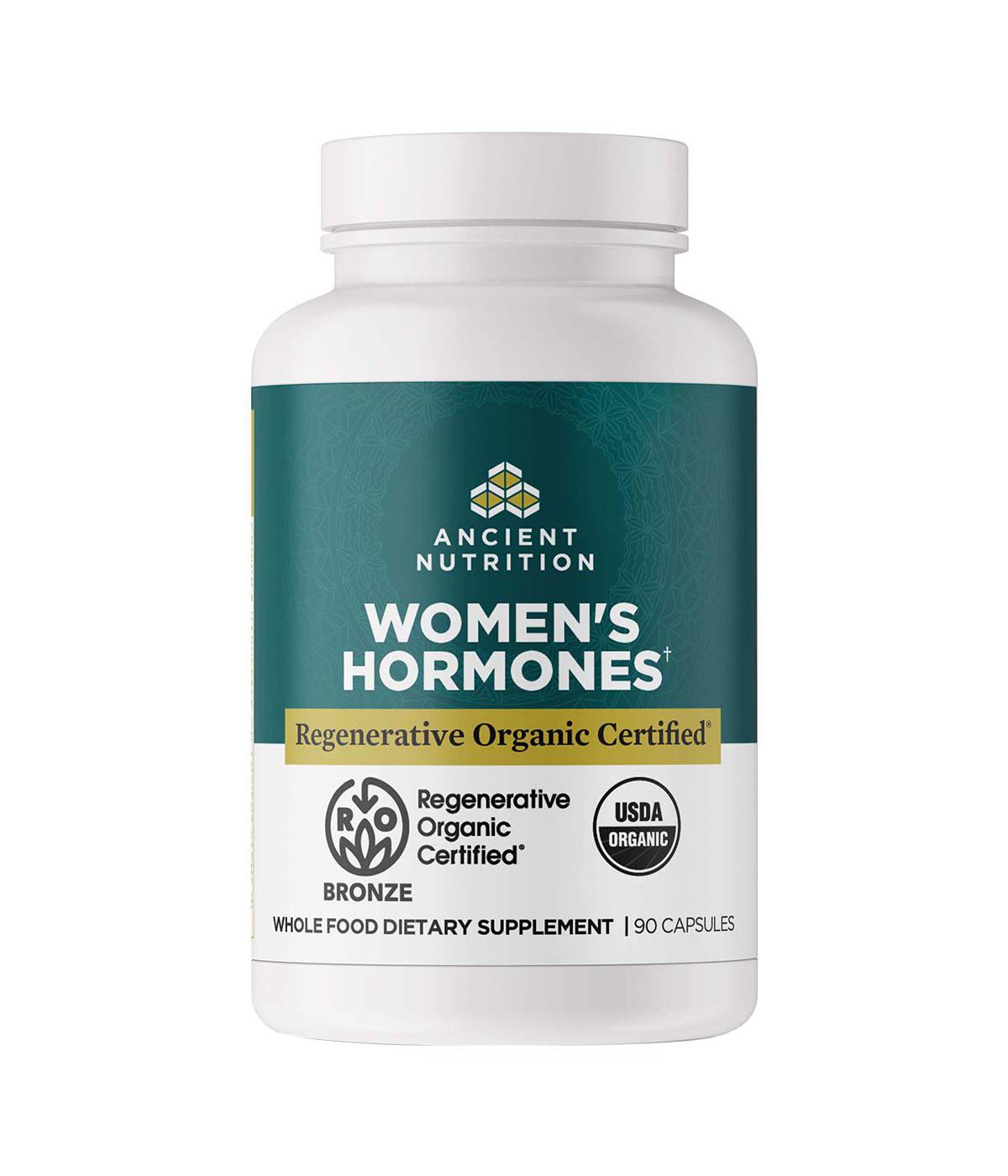 Ancient Nutrition Regenerative Organic Women's Hormones Supplement ...