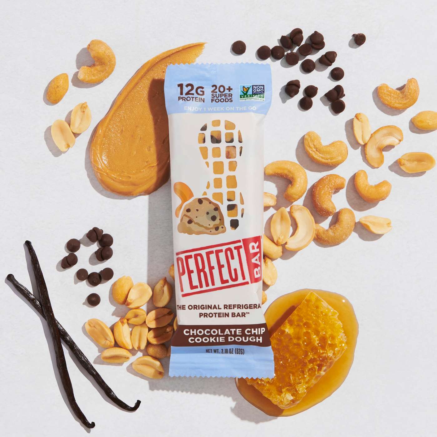 Perfect Bar 12g Protein Bar - Chocolate Chip Cookie Dough - Shop ...