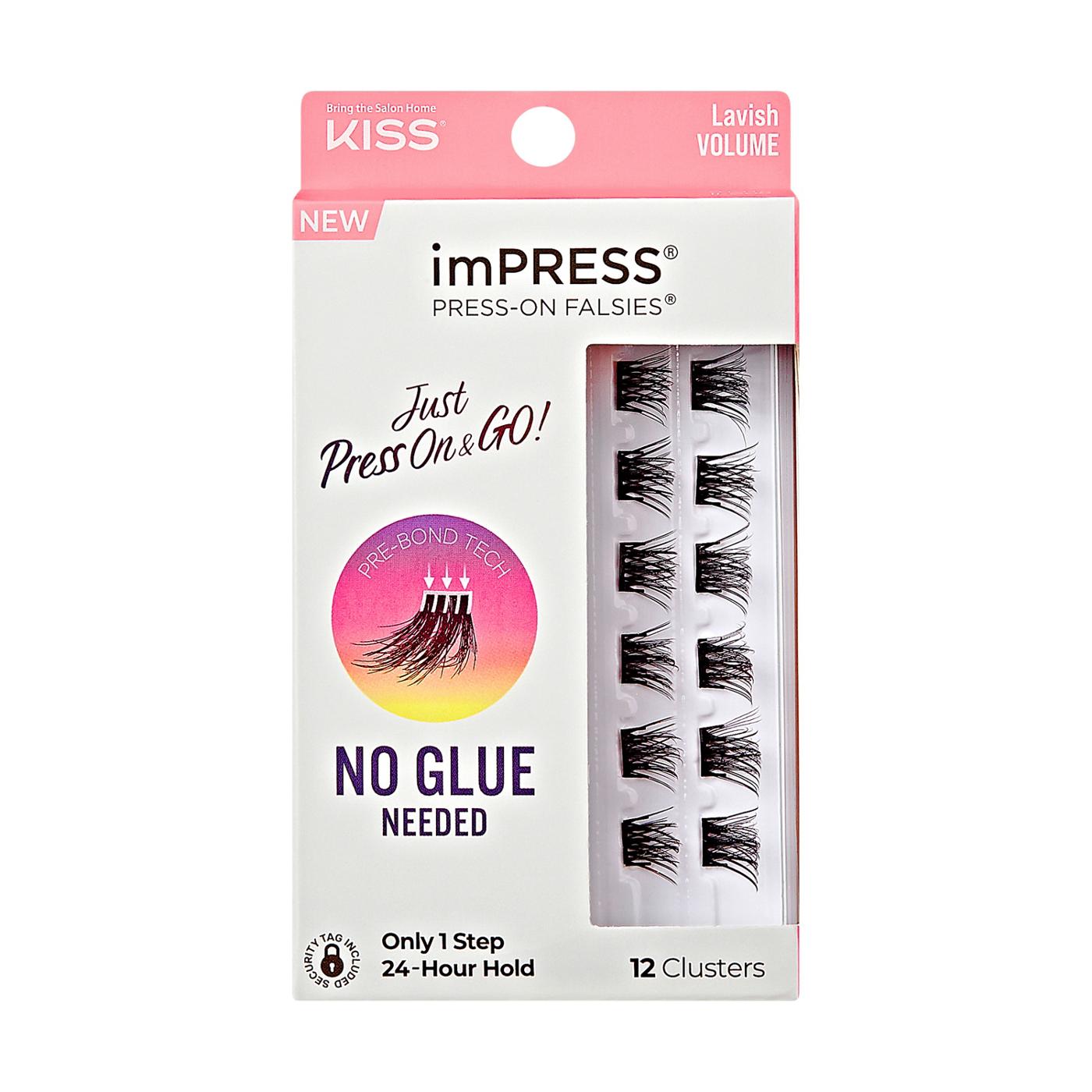 KISS imPRESS Press-On Falsies - Lavish Volume - Shop False eyelashes at ...