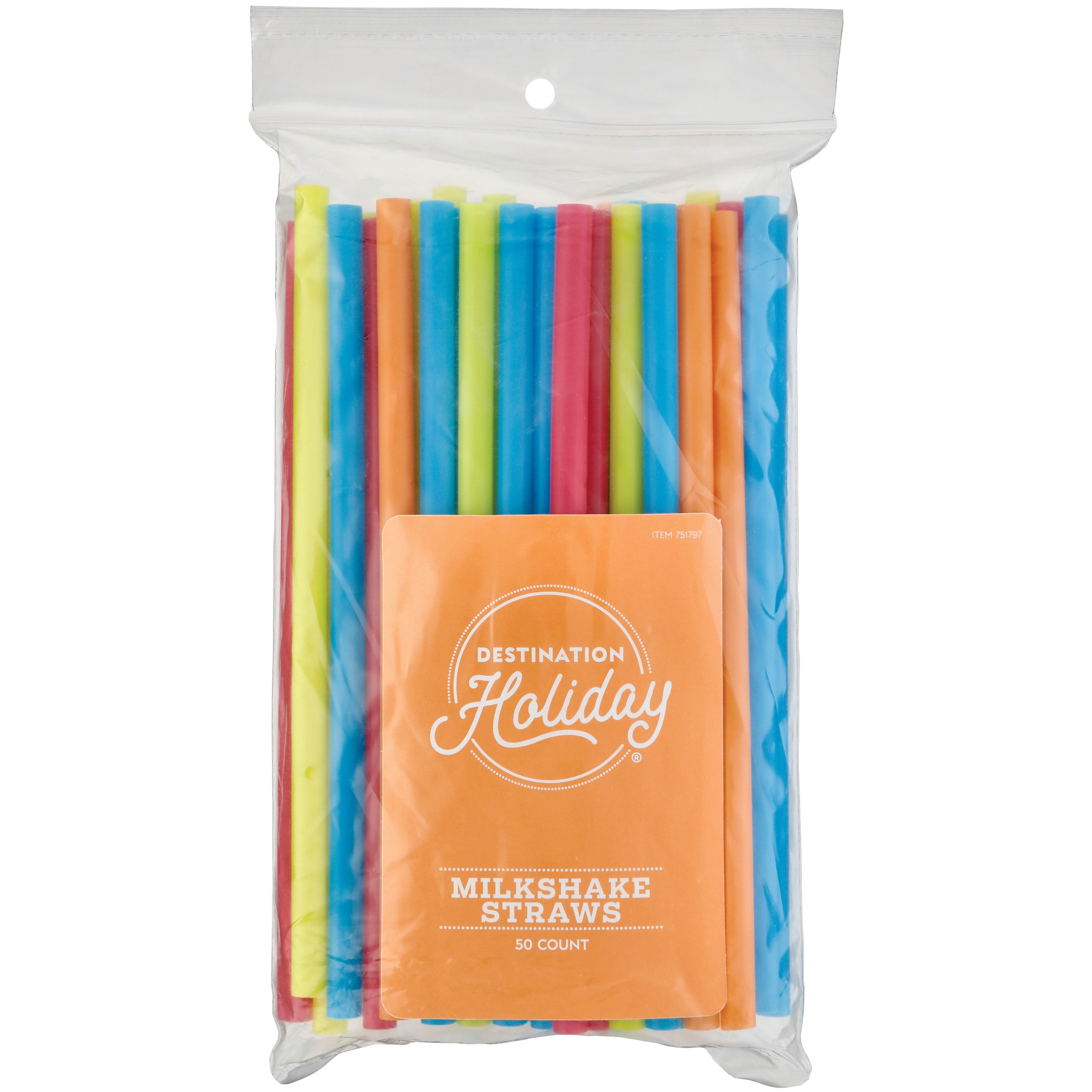 Destination Holiday Milkshake Straws - Shop Seasonal decor at H-E-B