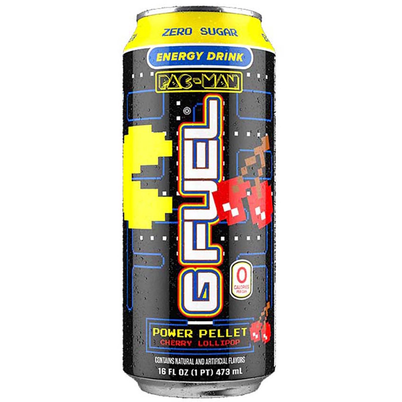 G Fuel Pac Man Zero Sugar Energy Drink - Cherry Lollipop - Shop Diet ...
