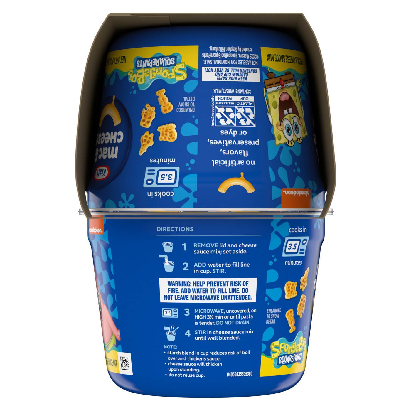 Kraft Spongebob Squarepants Macaroni & Cheese Dinner - Shop Pantry ...