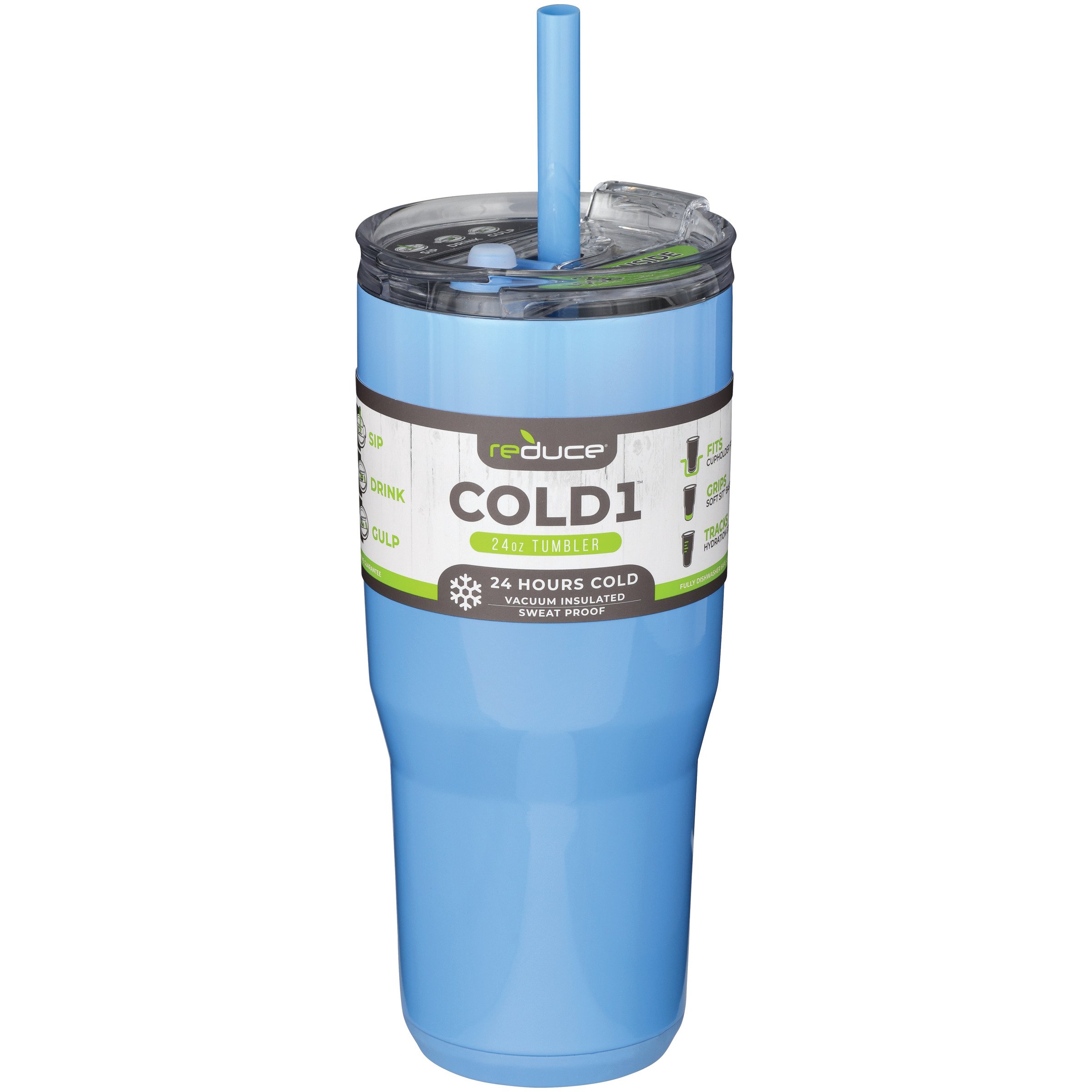 Reduce Cold1 Straw Tumbler - Oahu Blue - Shop Cups & tumblers at H-E-B