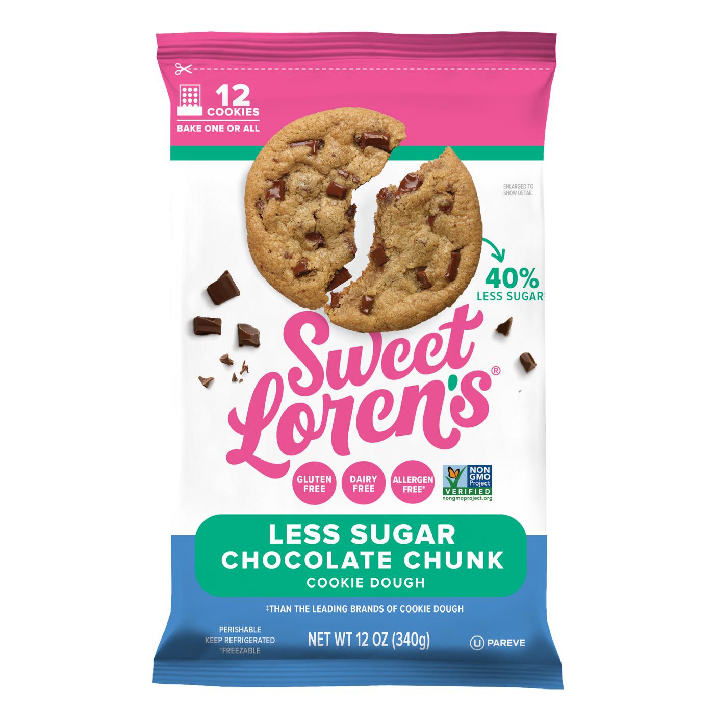 Sweet Loren's Gluten Free & Vegan Less Sugar Chocolate Chunk Cookie ...