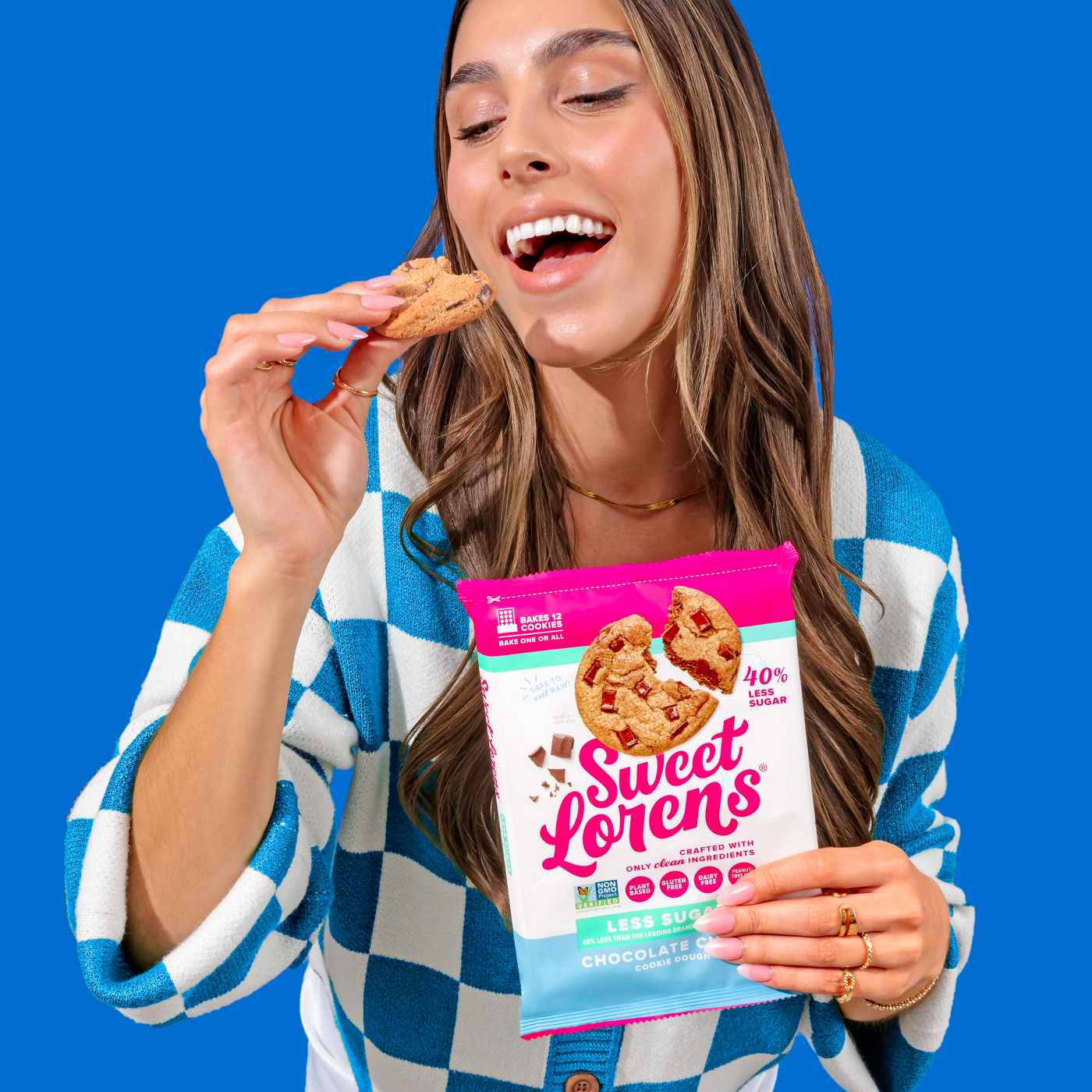 Sweet Loren's Gluten Free & Vegan Less Sugar Chocolate Chunk Cookie ...