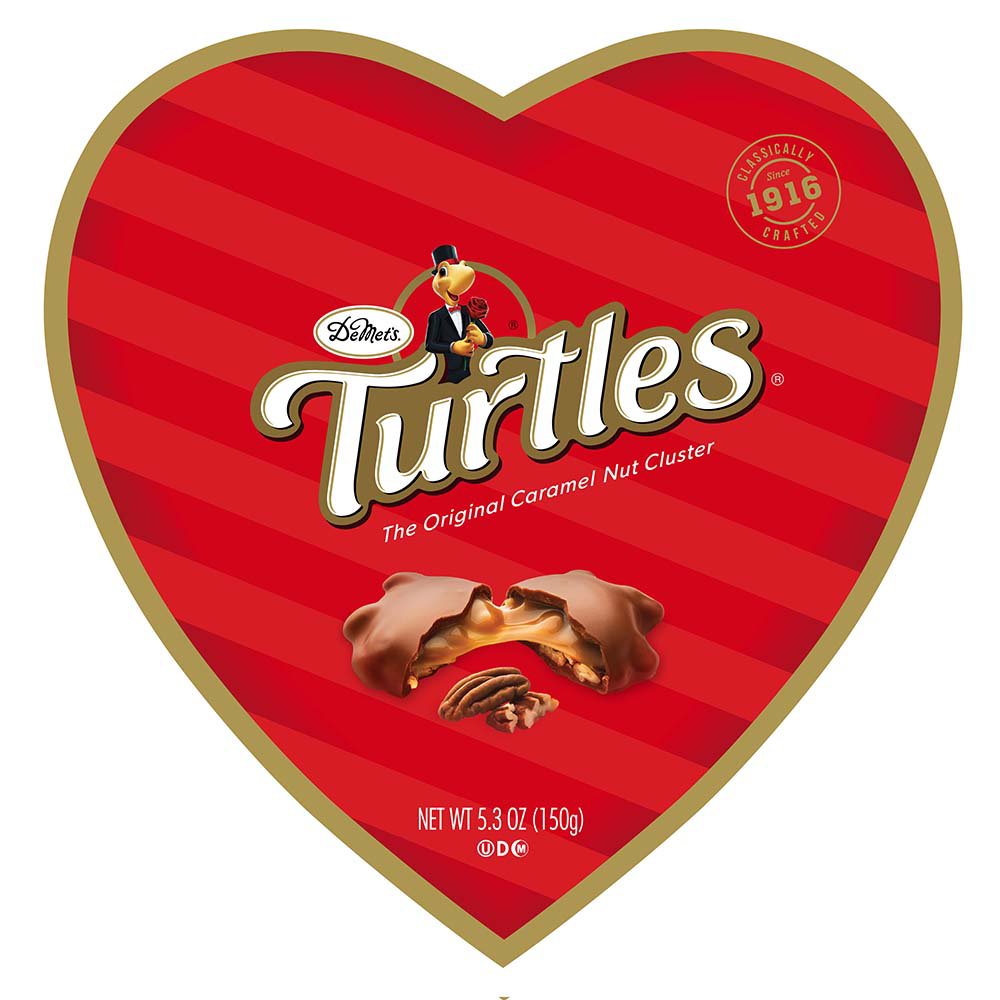 Turtles Original Valentine's Heart Gift Box, 9 pc - Shop Candy at H-E-B