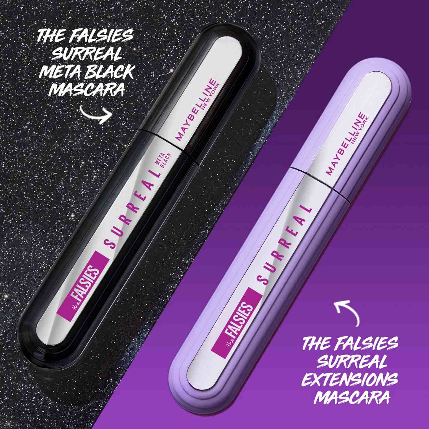 Maybelline The Falsies Surreal Mascara - Meta Black - Shop Mascara at H-E-B