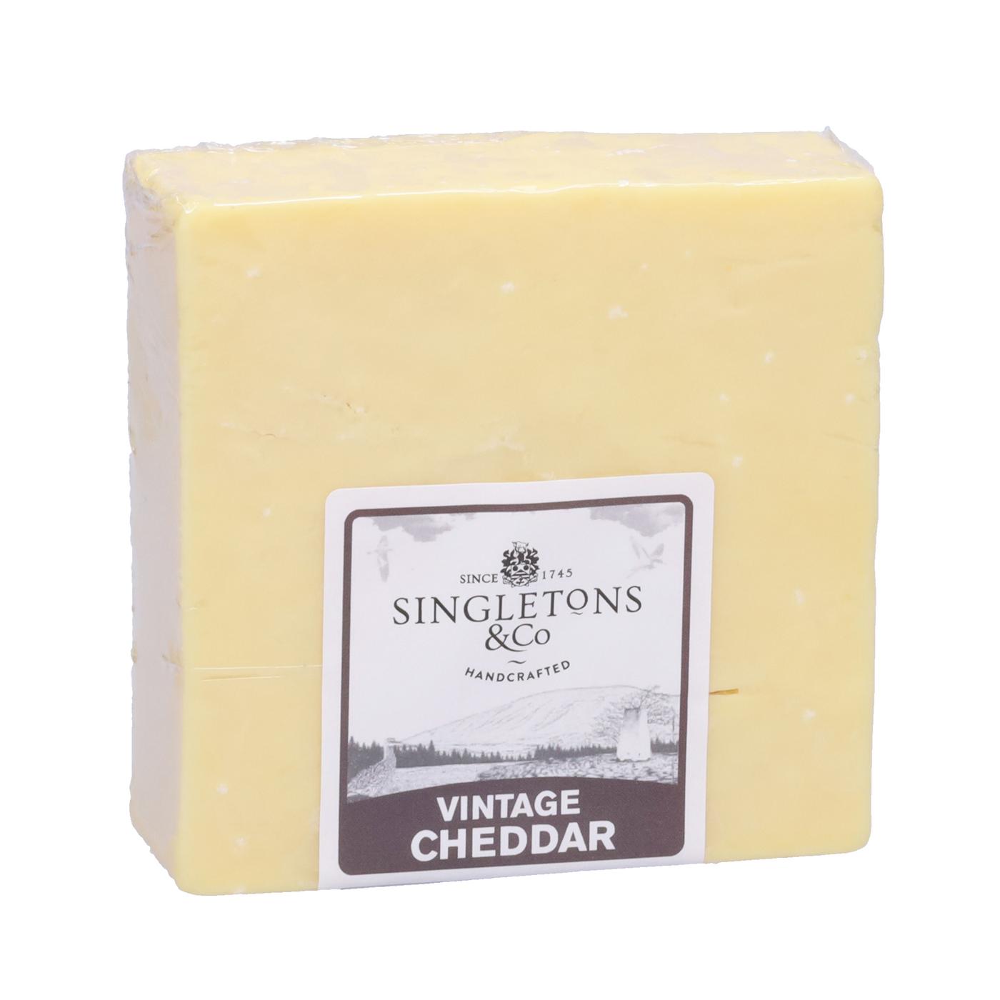 Singleton's English Vintage Cheddar Cheese - Shop Cheese at H-E-B