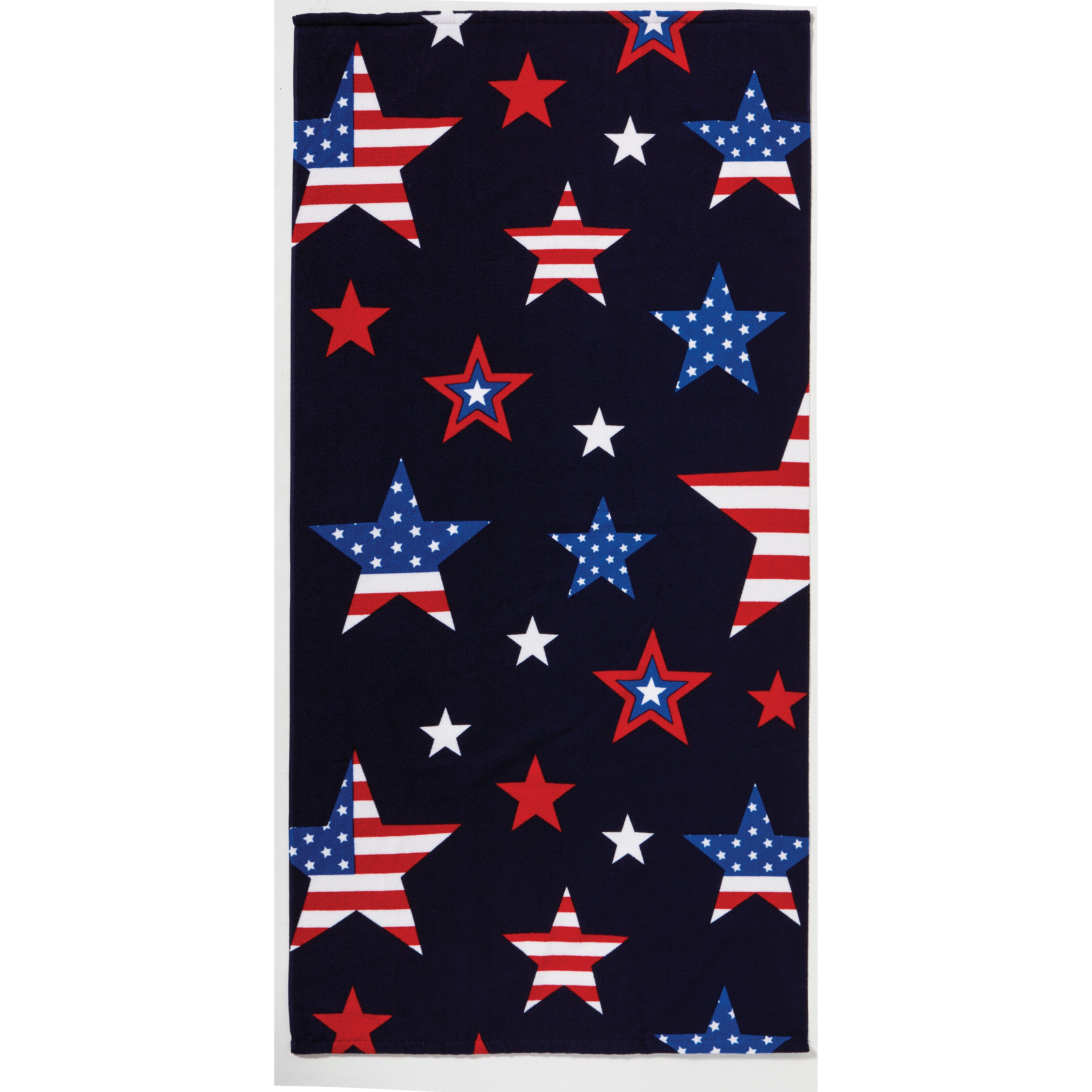 Destination Holiday Stars Beach Towel - Blue - Shop Seasonal decor at H-E-B