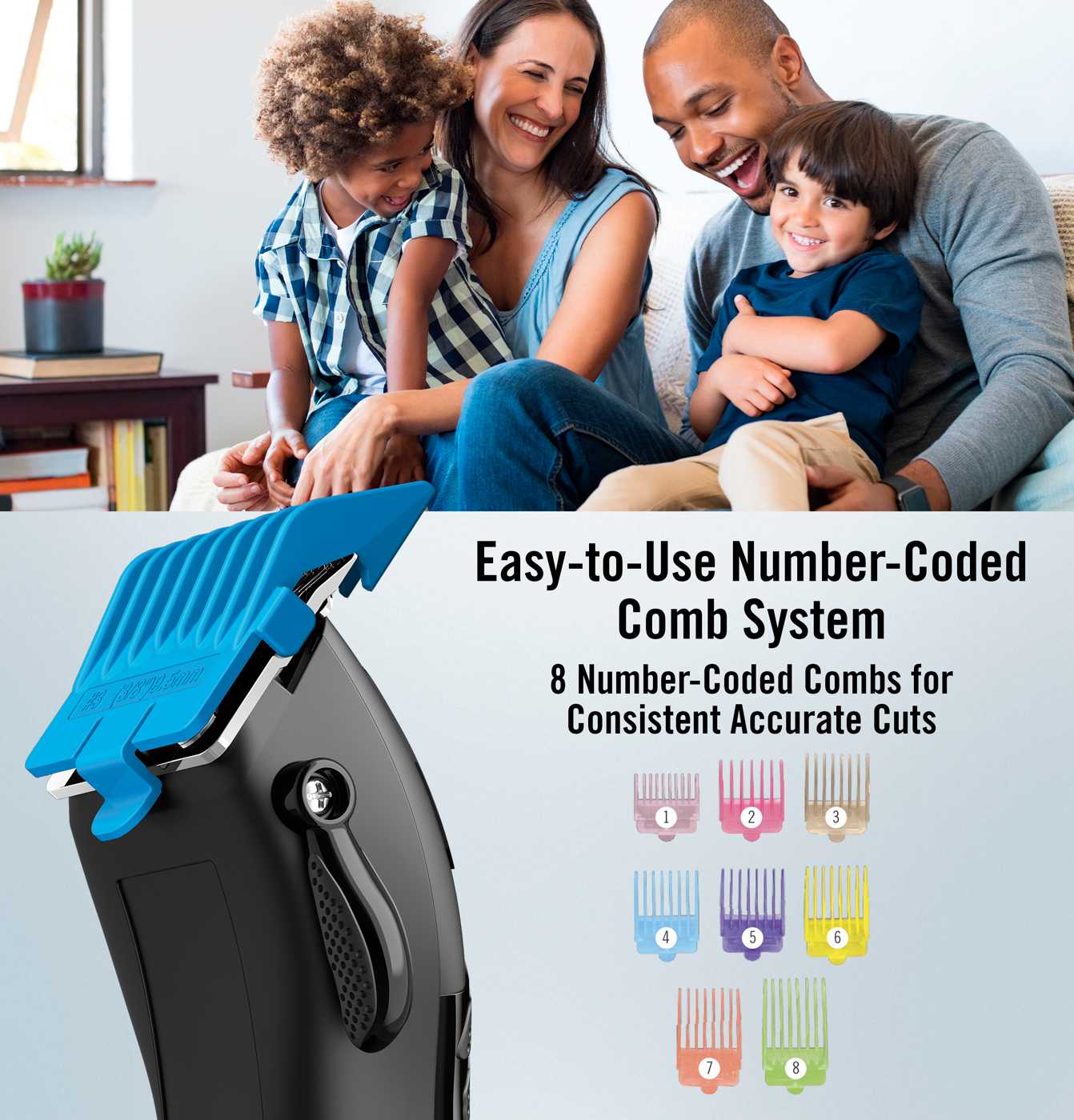 Conair Man Number Cut Cord/Cordless Clipper & Trimmer - Shop Electric shavers & trimmers at H-E-B