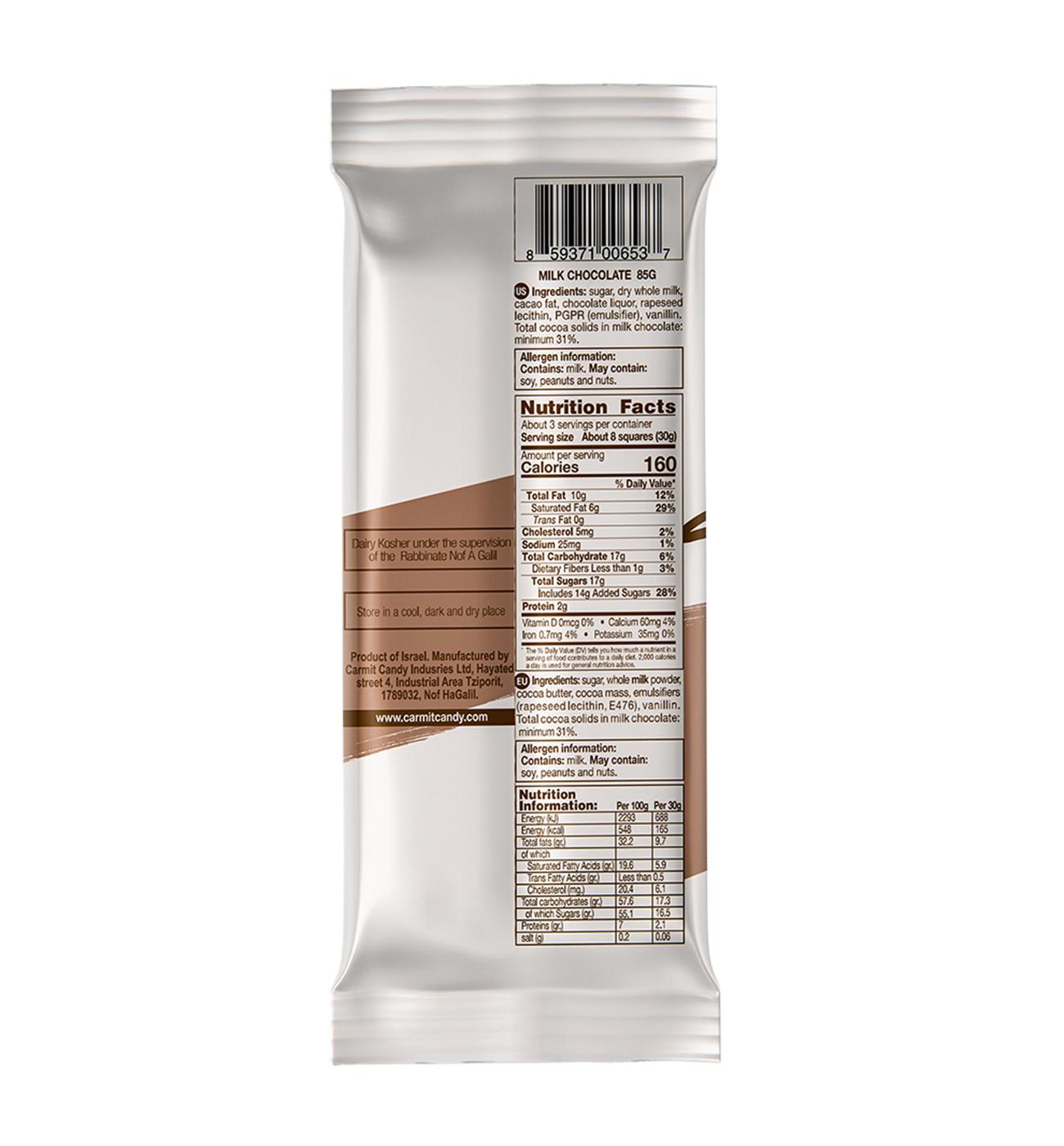 Carmit Kosher Milk Chocolate Candy Bar - Shop Candy at H-E-B