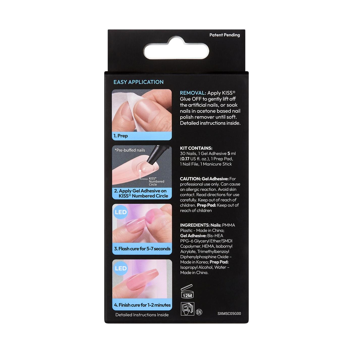 KISS Salon X-Tend LED Soft Gel System - Moonlight - Shop Nail sets at H-E-B