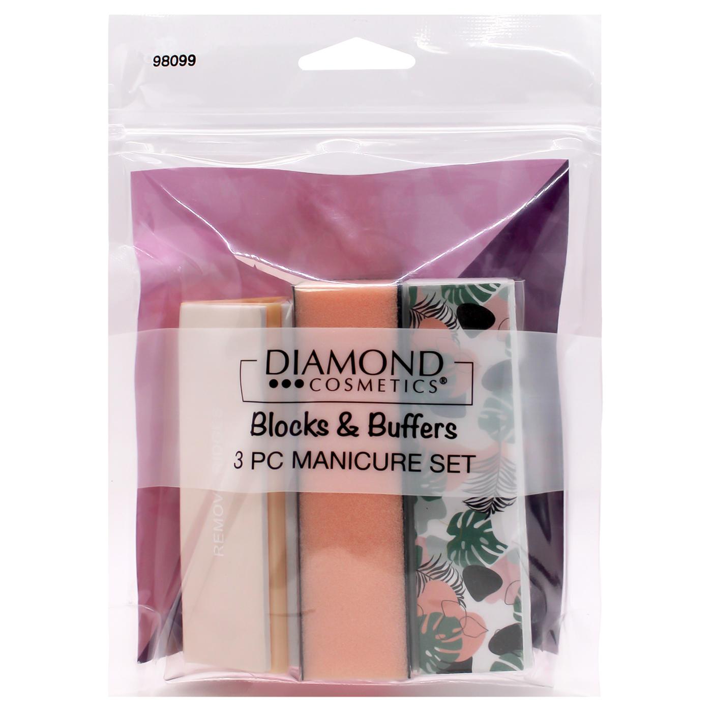 Diamond Cosmetics 3 Packs Blocks & Buffers - Shop Manicure & pedicure tools at H-E-B