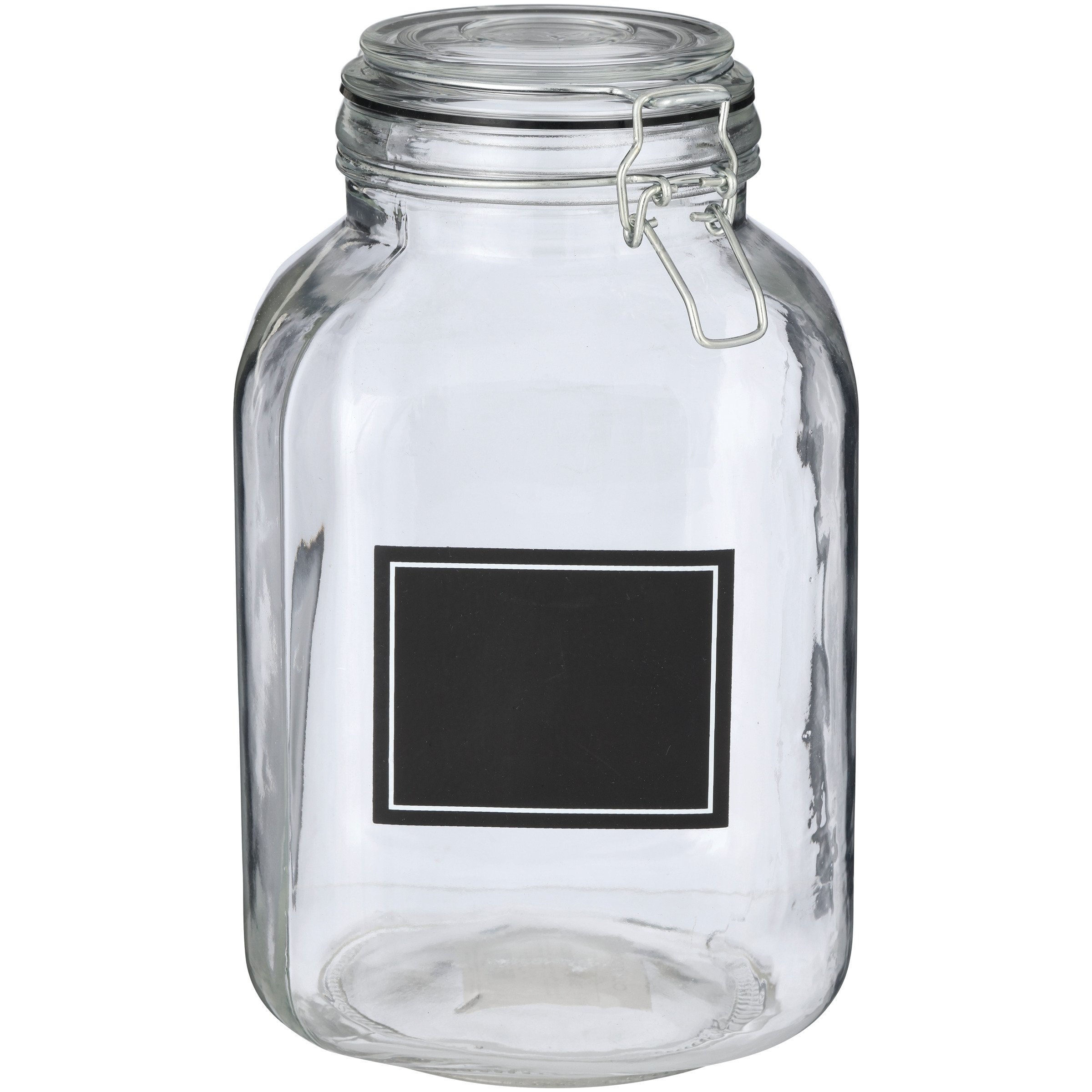 our goods Glass Jar with Chalk Label - Shop Food storage at H-E-B