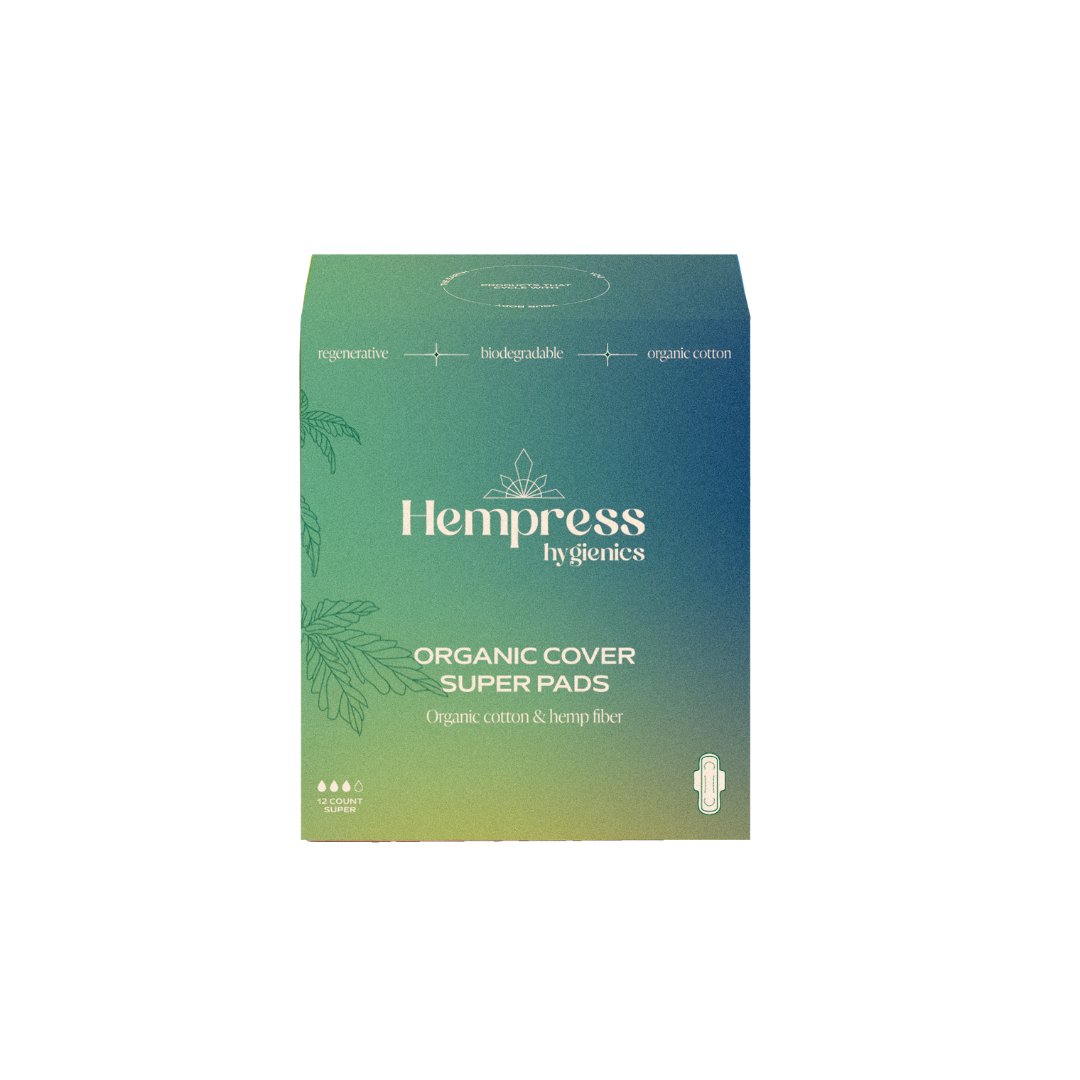Hempress Hygienics Organic Cotton Pads - Super - Shop Pads & liners at ...