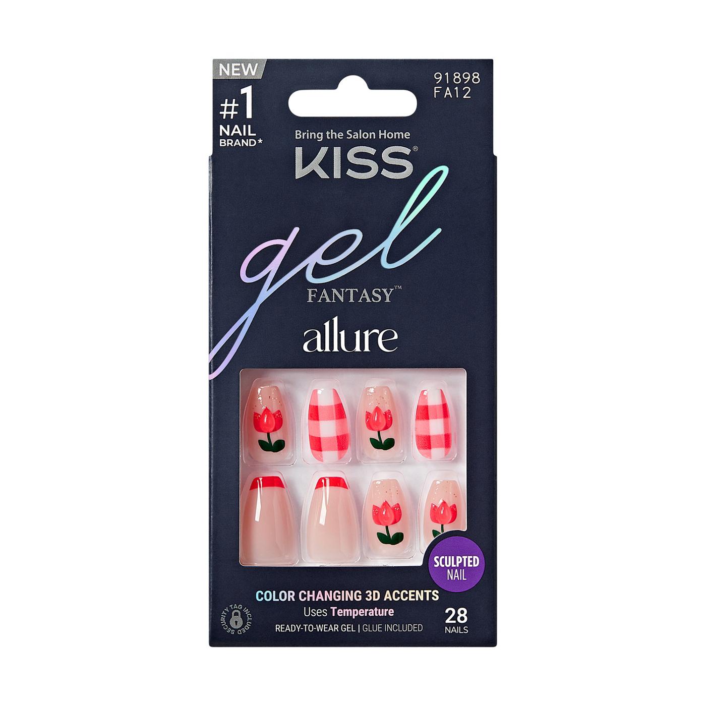 Kiss Gel Fantasy Allure Nails All Yours Shop Nail Sets At H E B