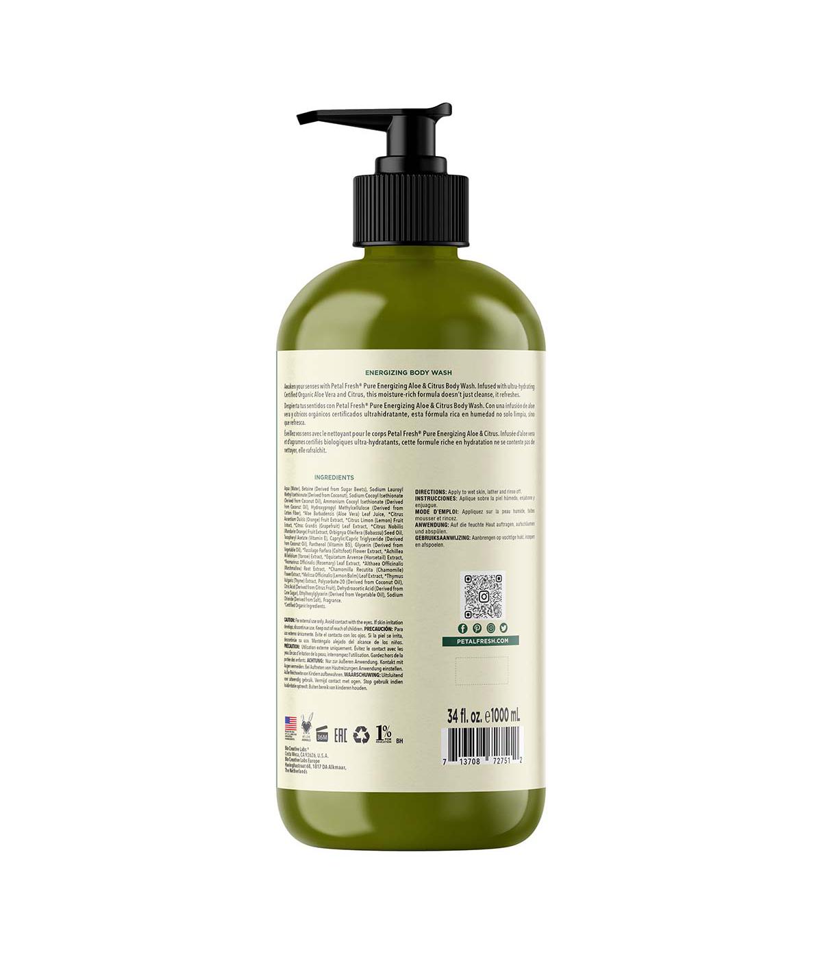 Petal Fresh Pure Energizing Body Wash - Aloe Citrus - Shop Body wash at ...