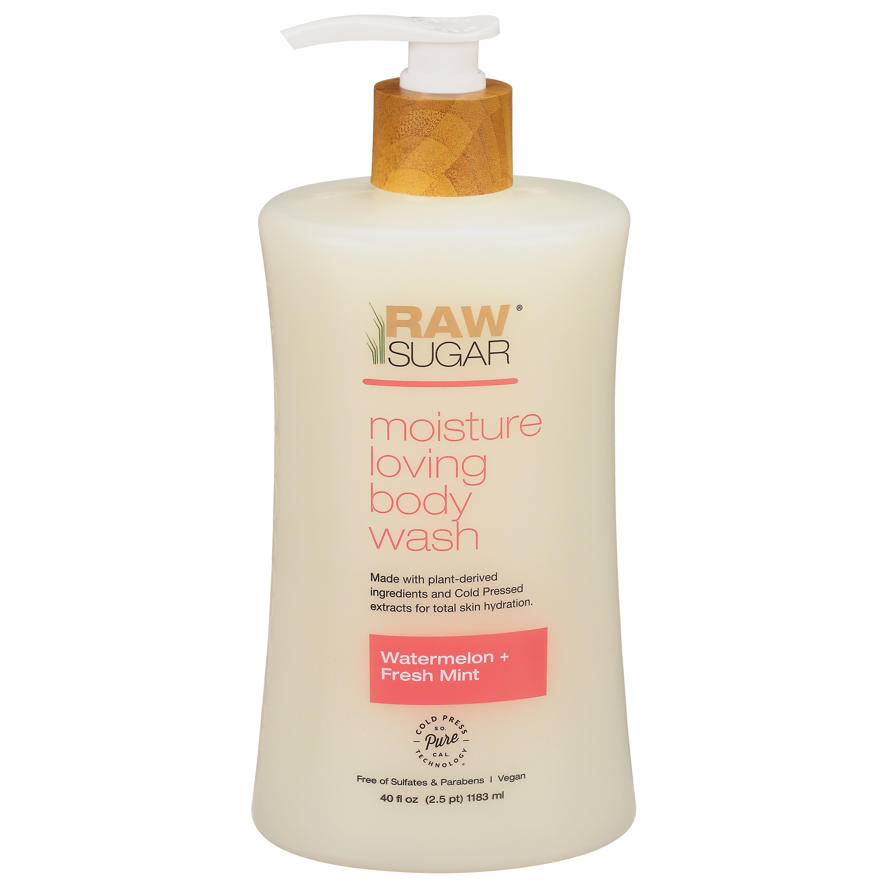 Raw Sugar Moisture Loving Body Wash - Watermelon & Fresh Mint - Shop ...