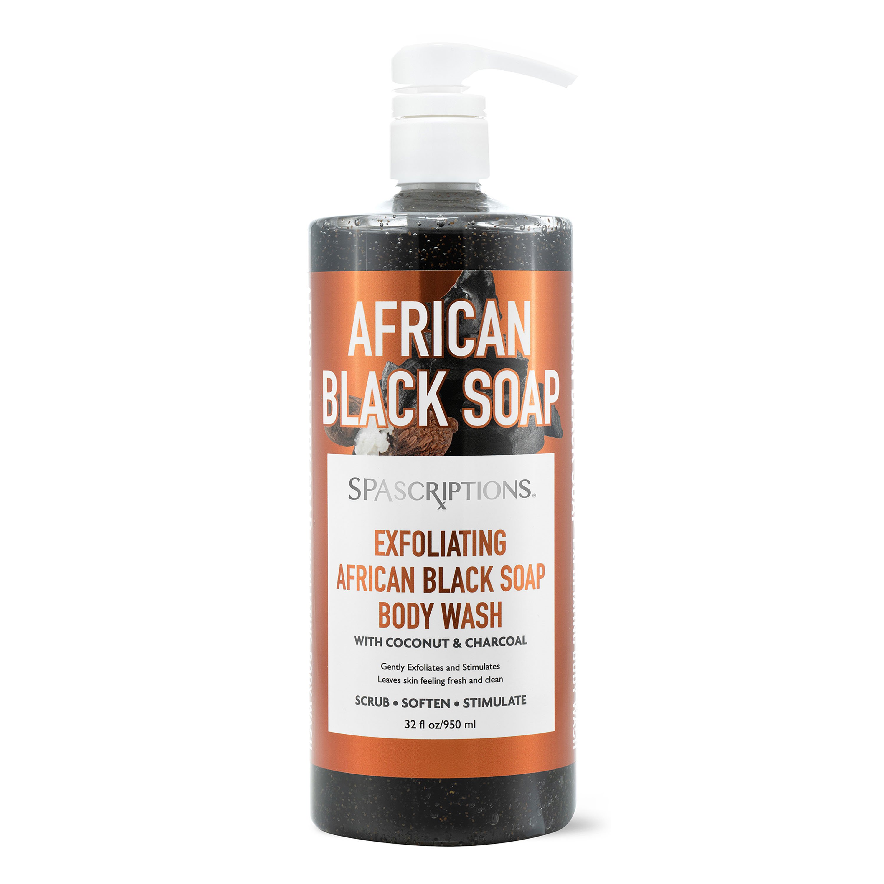 Spascriptions Exfoliating African Black Soap Body Wash Shop Body Wash