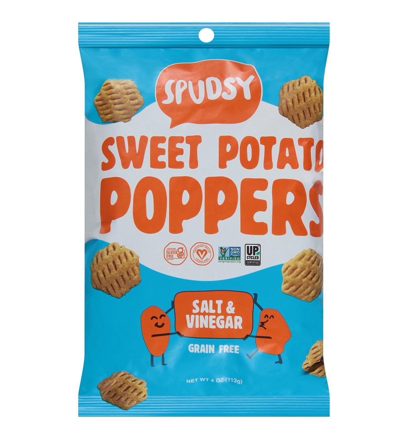 Spudsy Salt & Vinegar Sweet Potato Poppers - Shop Chips at H-E-B