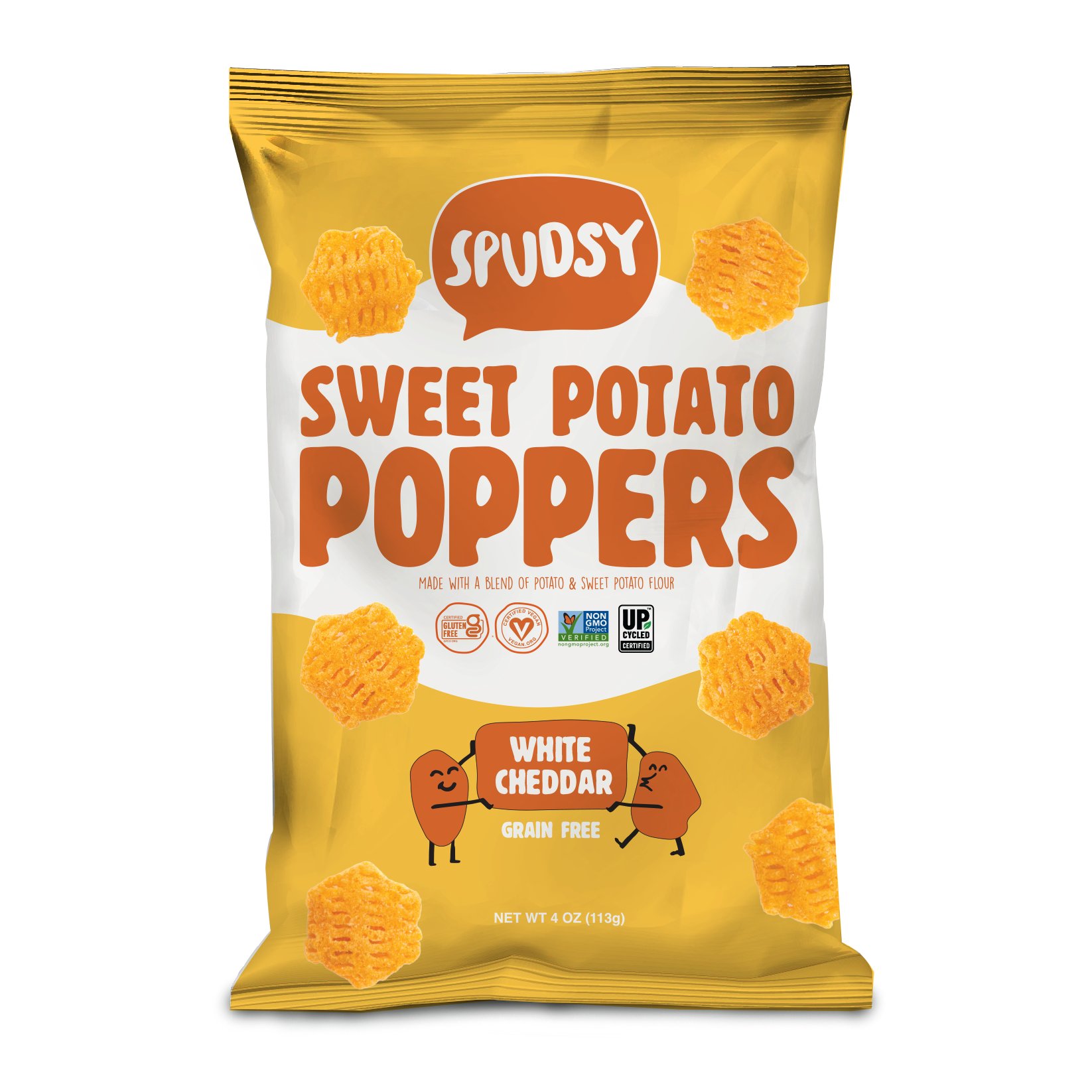 Spudsy White Cheddar Sweet Potato Poppers - Shop Chips at H-E-B