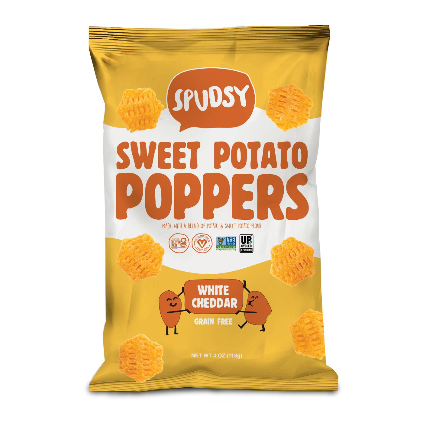 Spudsy White Cheddar Sweet Potato Poppers - Shop Chips at H-E-B