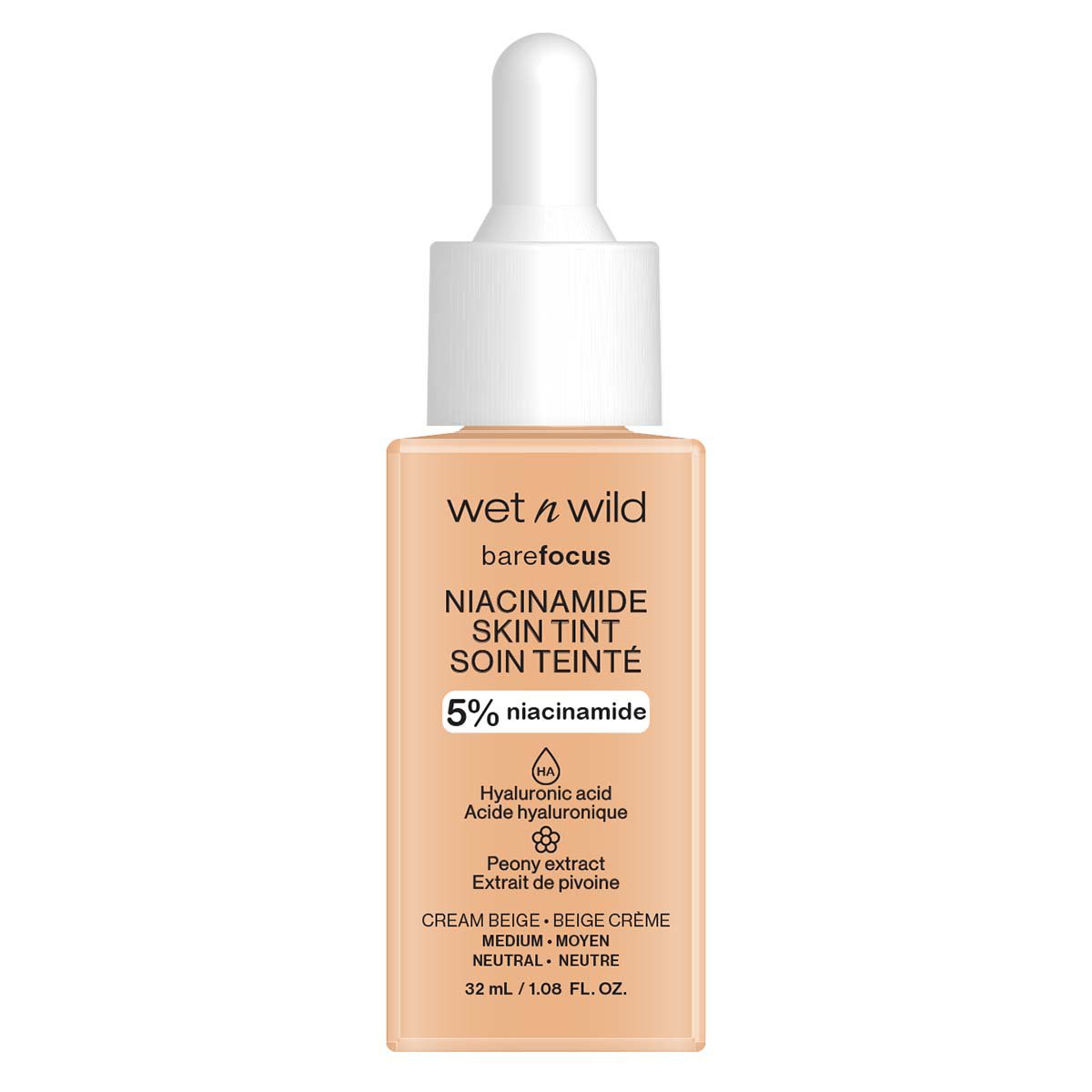 Wet n Wild Bare Focus Niacinamide Skin Tint - Cream Beige - Shop Foundation at H-E-B