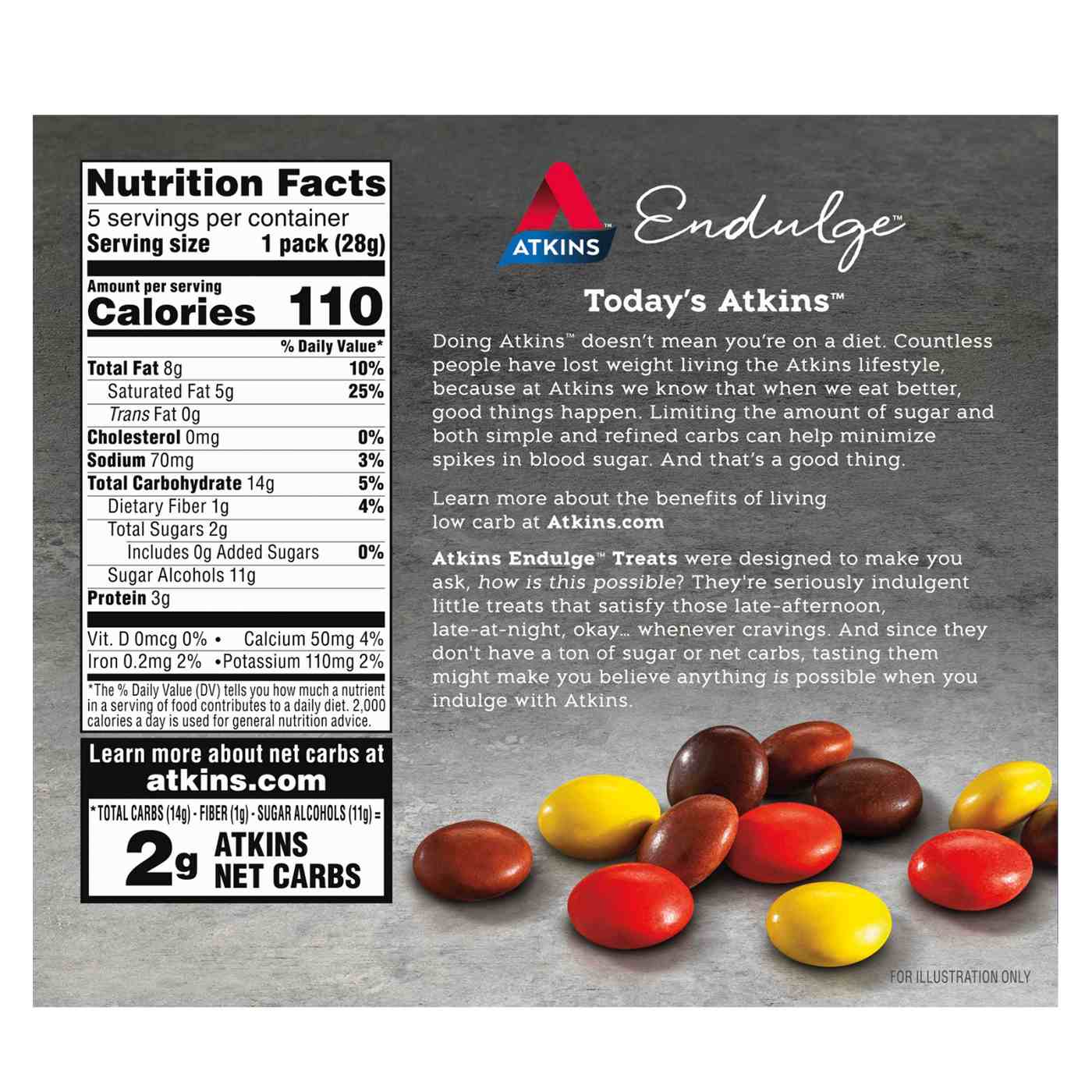 Atkins Endulge Treat Packs - Peanut Butter Candies - Shop Diet ...
