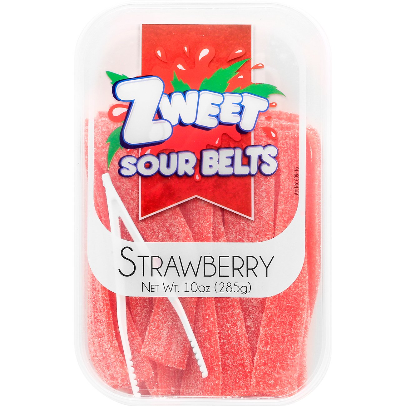 Zweet Kosher Sour Strawberry Belts Candy - Shop Candy at H-E-B