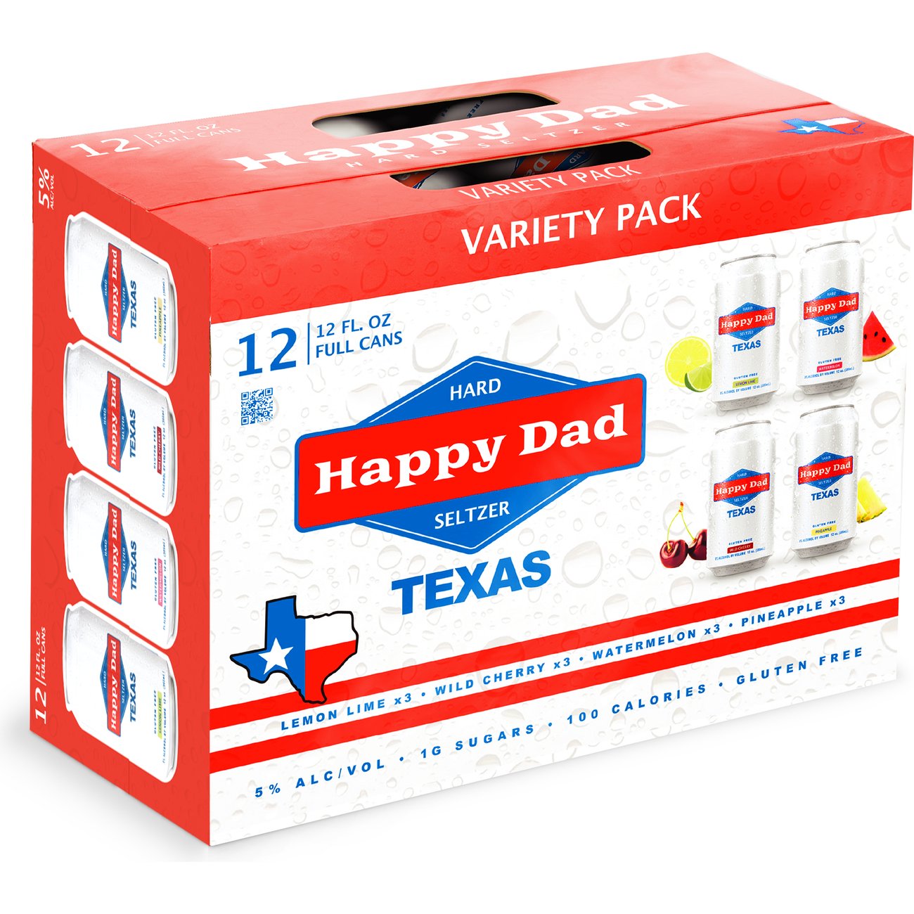Happy Dad Hard Seltzer Variety 12 pk Cans - Shop Malt beverages ...