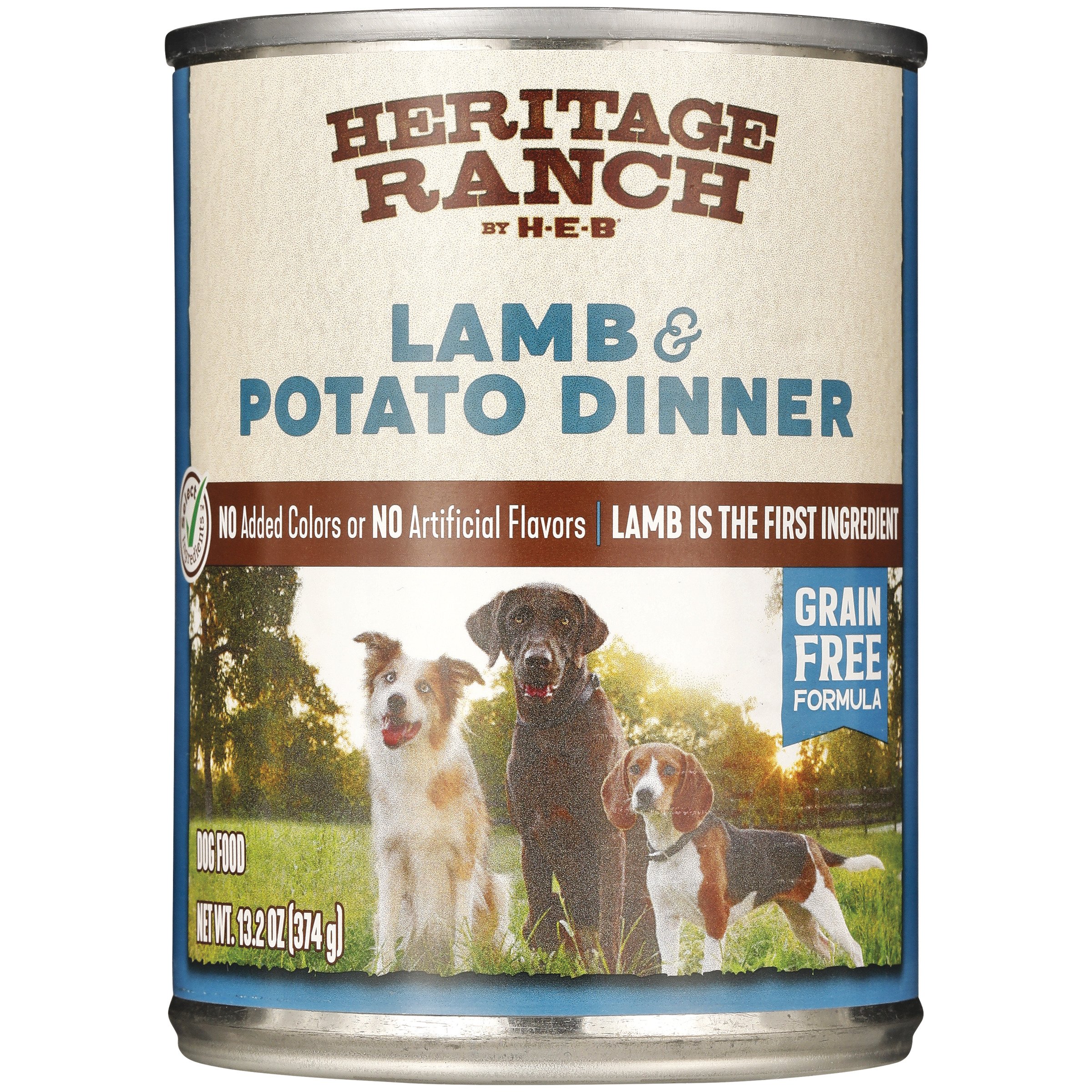 Heritage Ranch by H-E-B Grain-Free Wet Dog Food - Lamb & Potato - Shop ...