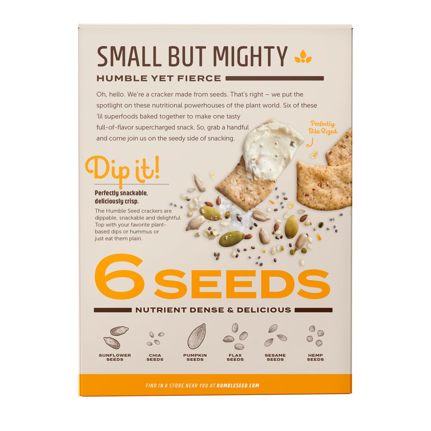 The Humble Seed Thin & Crisp Everything Crackers - Shop Crackers ...