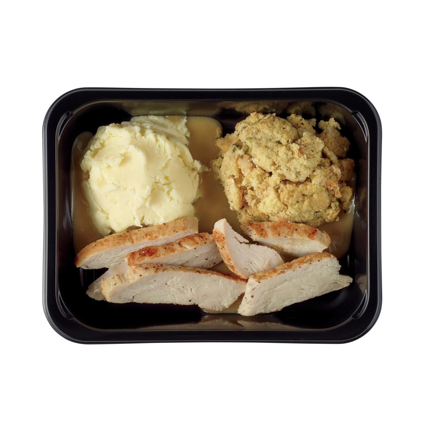 Meal Simple by H-E-B Roasted Turkey, Mashed Potatoes & Stuffing - Shop ...