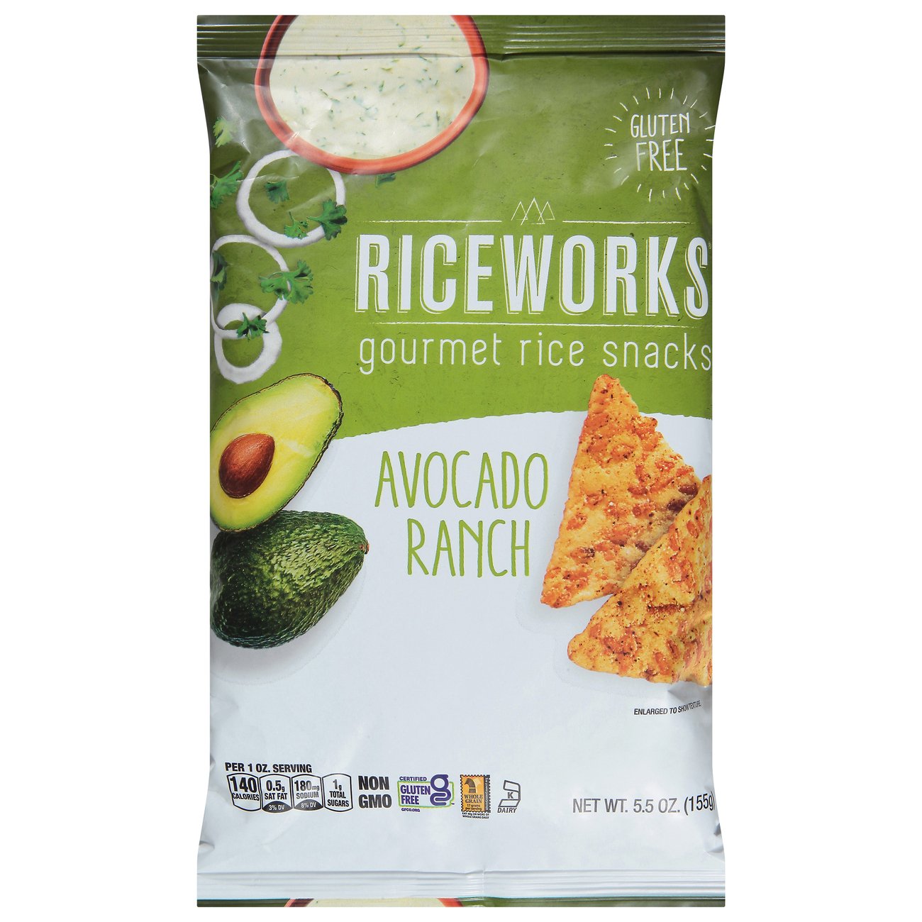 Riceworks Riceworks Chips Avocado Ranch - Shop Chips at H-E-B